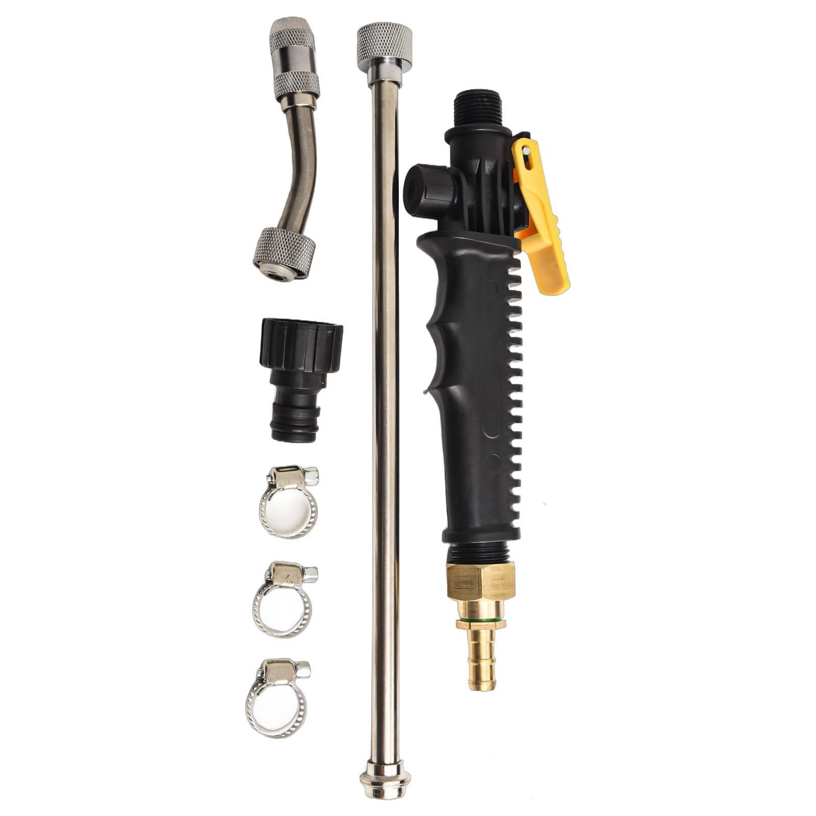 Sprayer Wand 3/8\" Brass Barb Stainless Steel Sprayer Wand Car Wash 56Cm Laisenwei - Walmart.com