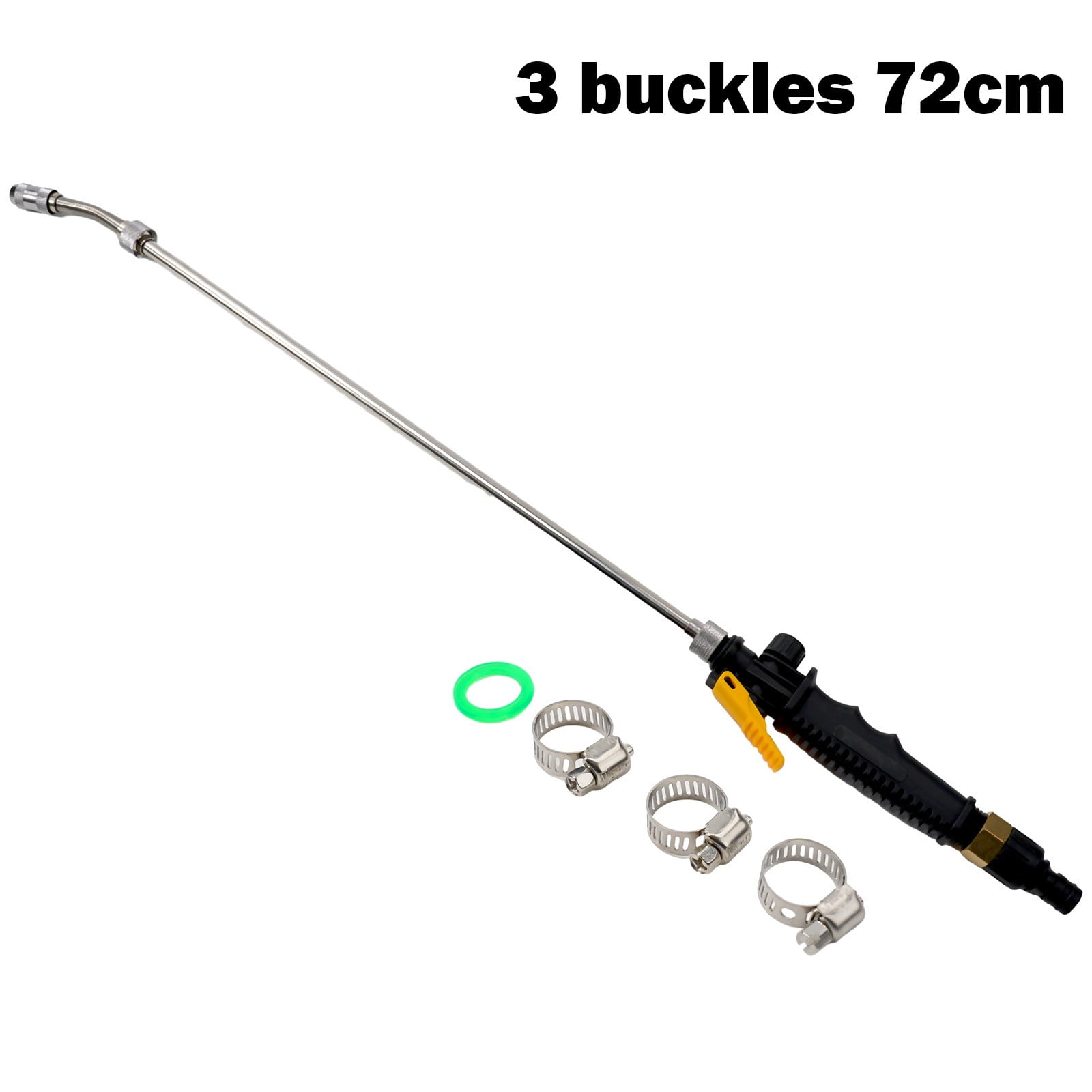 Sprayer Wand 3/8\" Brass Barb Stainless Steel Sprayer Wand Car Wash 72Cm Smile Home - Walmart.com