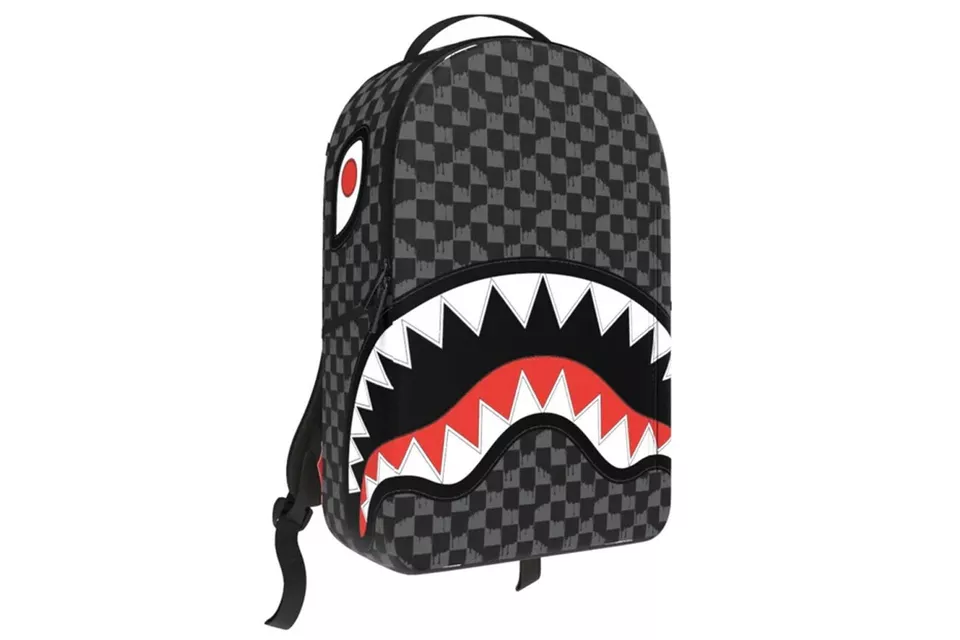 Sprayground Unisex Faux Leather Backpack with Zippered Stash Pocket ...