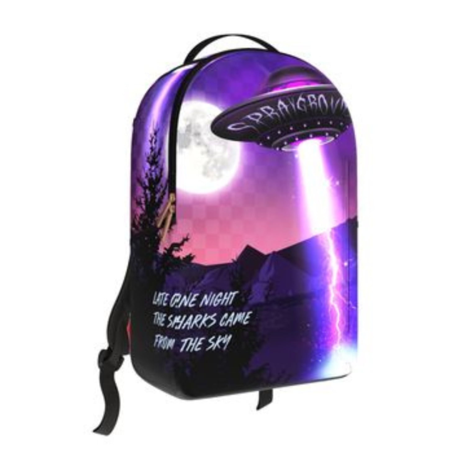 Sprayground Late One Night Backpack Unisex Multicolor Adjustable Strap ...