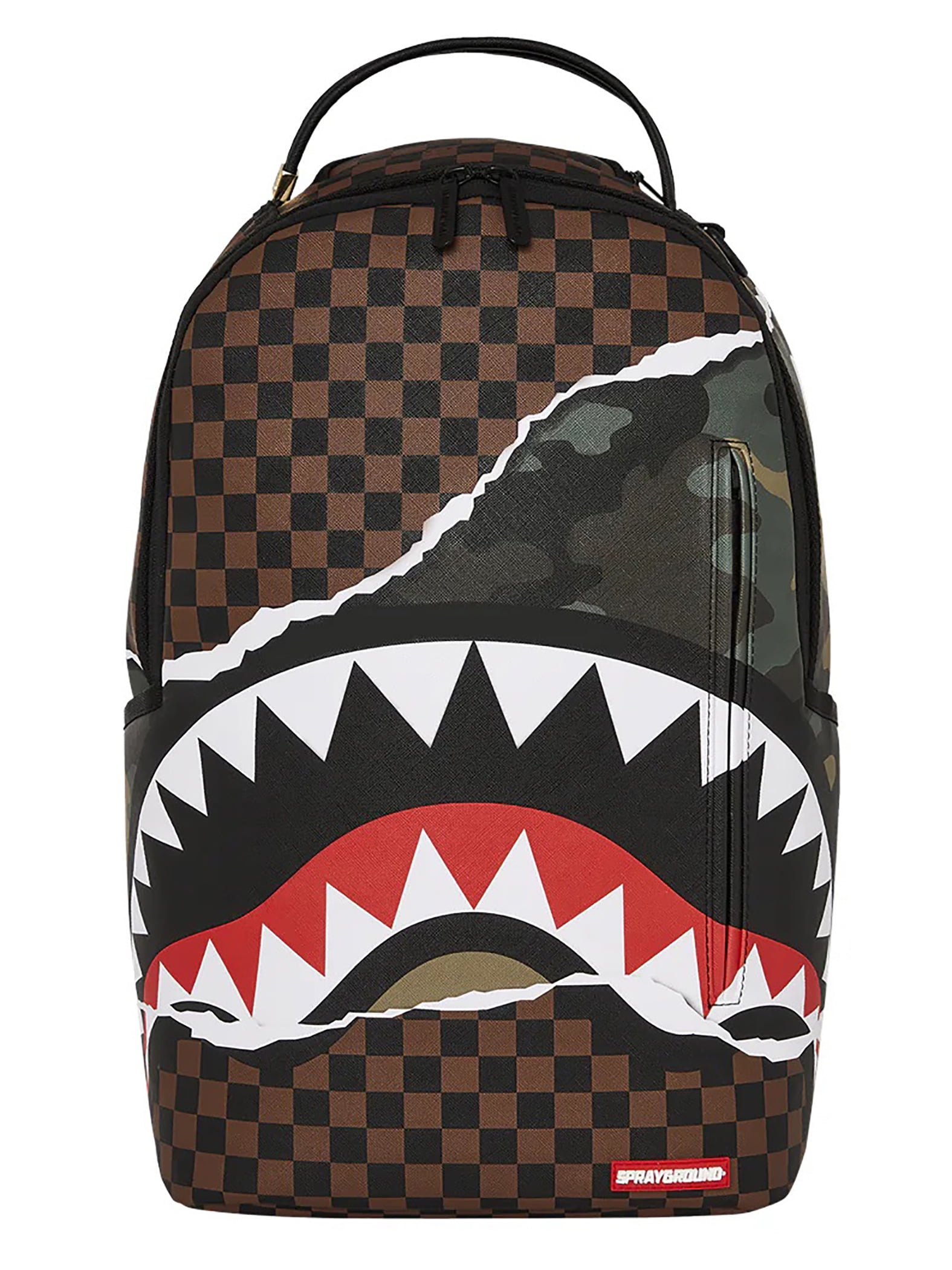 Sprayground Tear It Up Camo Backpack, Brown - Walmart.com