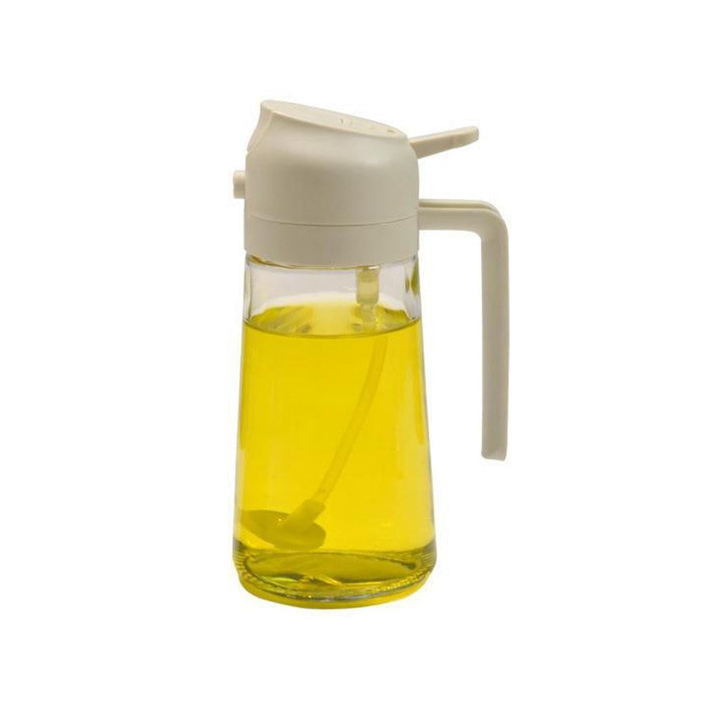 Spraying Pouring Integrated Oil Dispenser Bottle 2-in-1 Cooking Oil ...