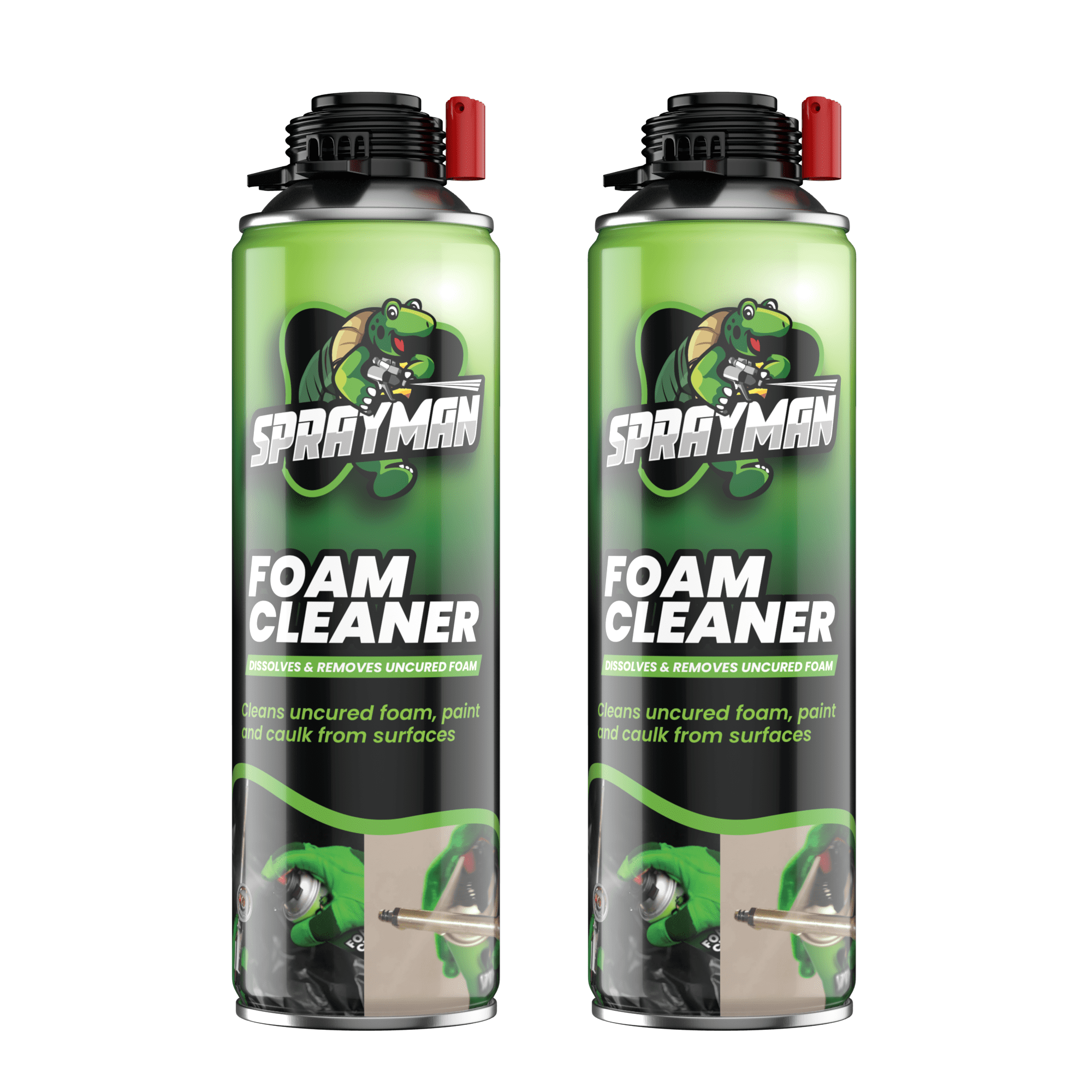 Sprayman Foam Cleaner - Spray Foam Gun Cleaner-2 Pack - Walmart.com
