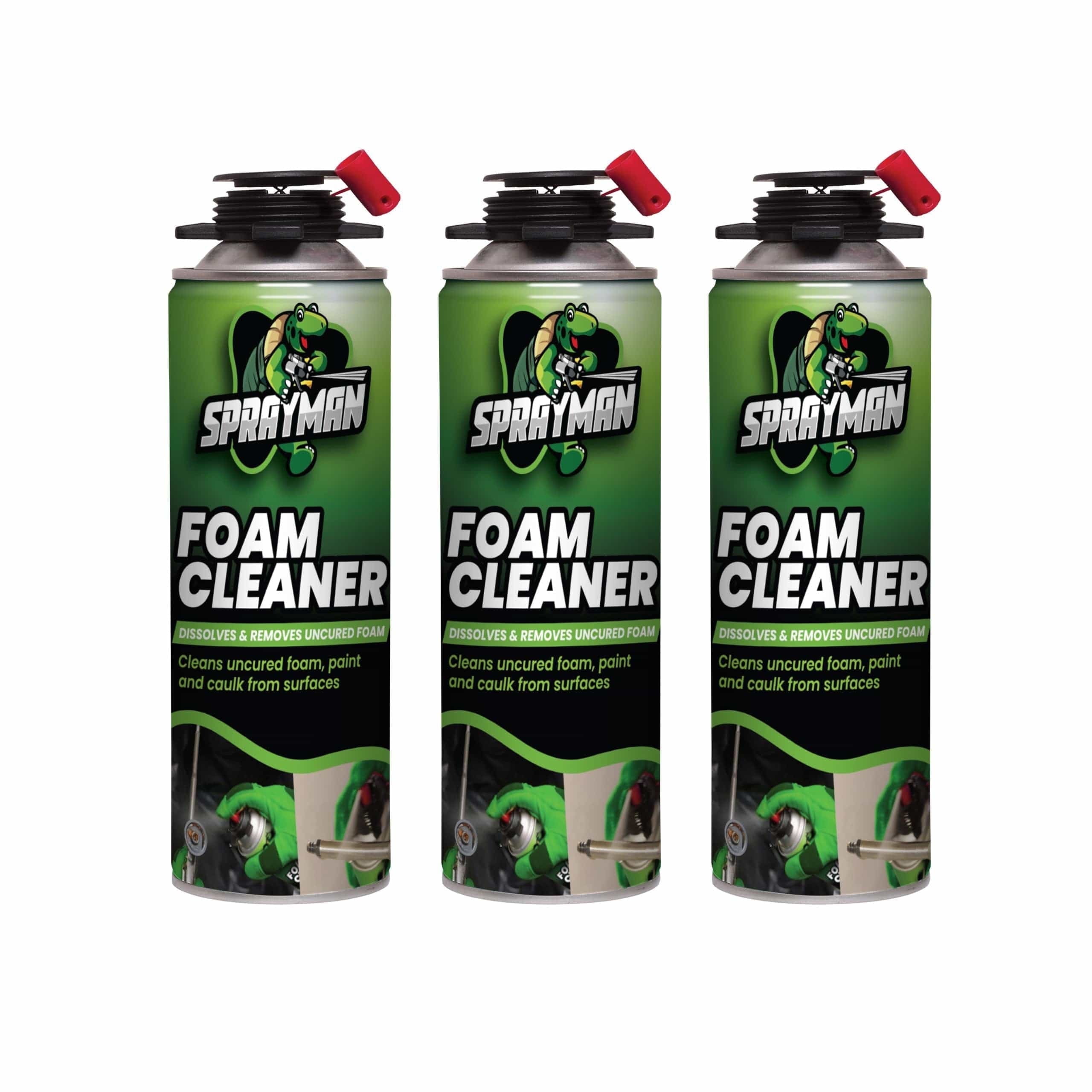 Sprayman Foam Cleaner - Spray Foam Gun Cleaner-3 Pack - Walmart.com