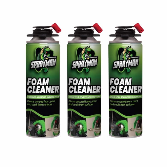 Sprayman Foam Cleaner - Spray Foam Gun Cleaner-3 Pack - Walmart.com