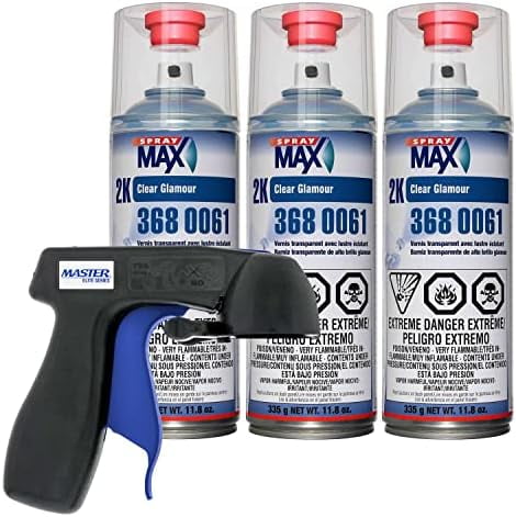 Spraymax 2K Clear Coat Aerosol Spray Cans - 3 Pack - High Gloss ...