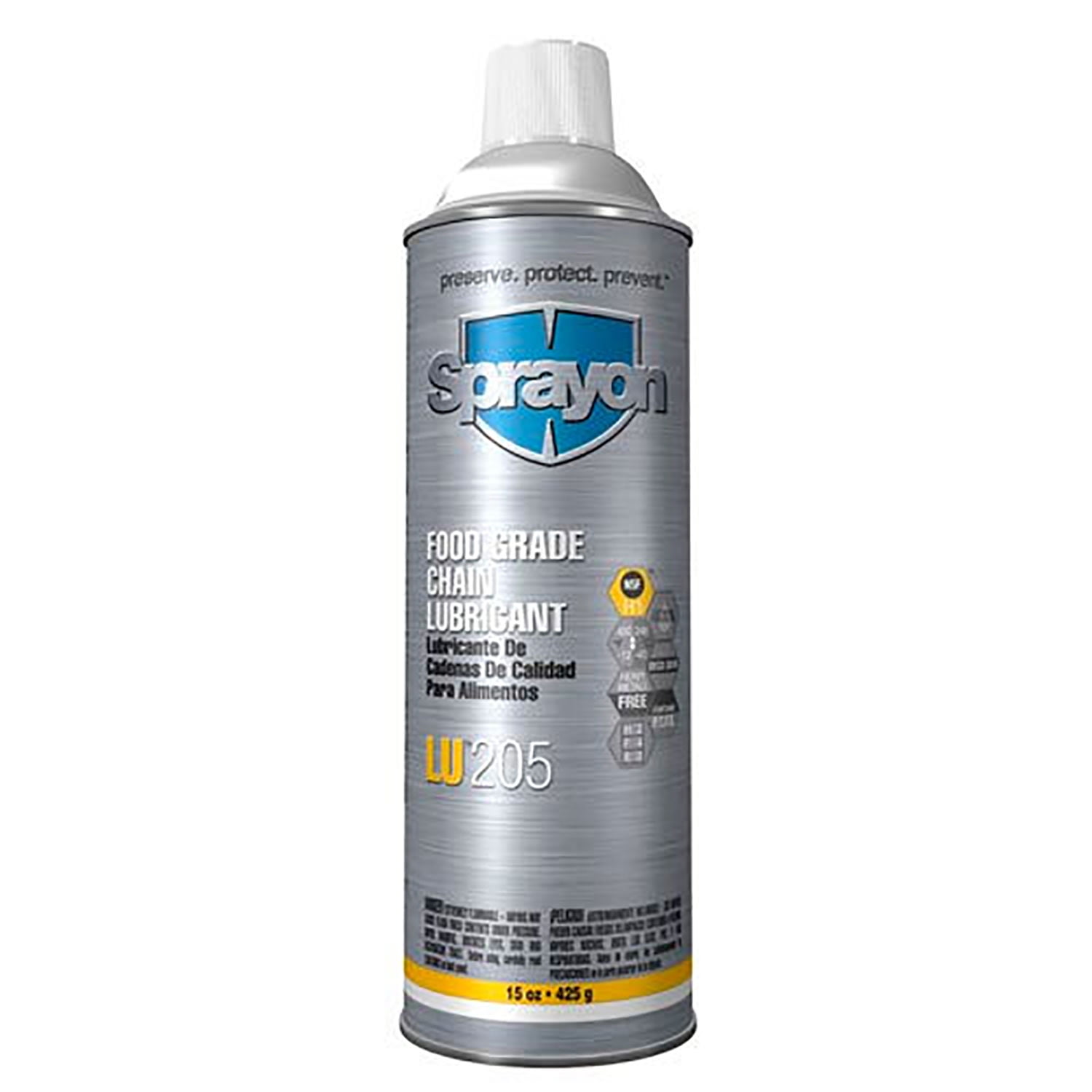 Sprayon Food Grade Chain Lubricant, 15 oz, Aerosol S00205000 - Walmart.com