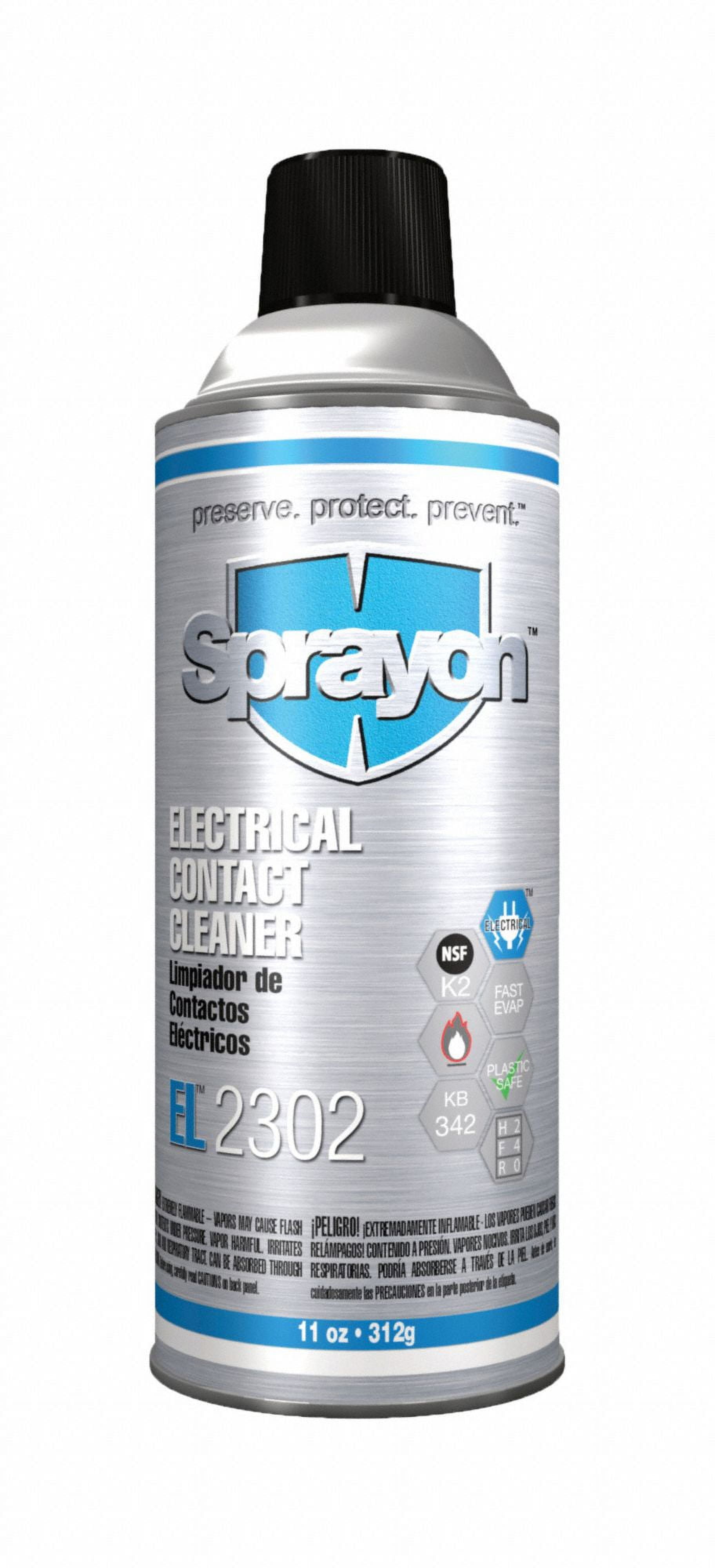 Sprayon Contact Clnr,Aero Spray Can,11 oz,EL2302 SC2302000 - Walmart.com