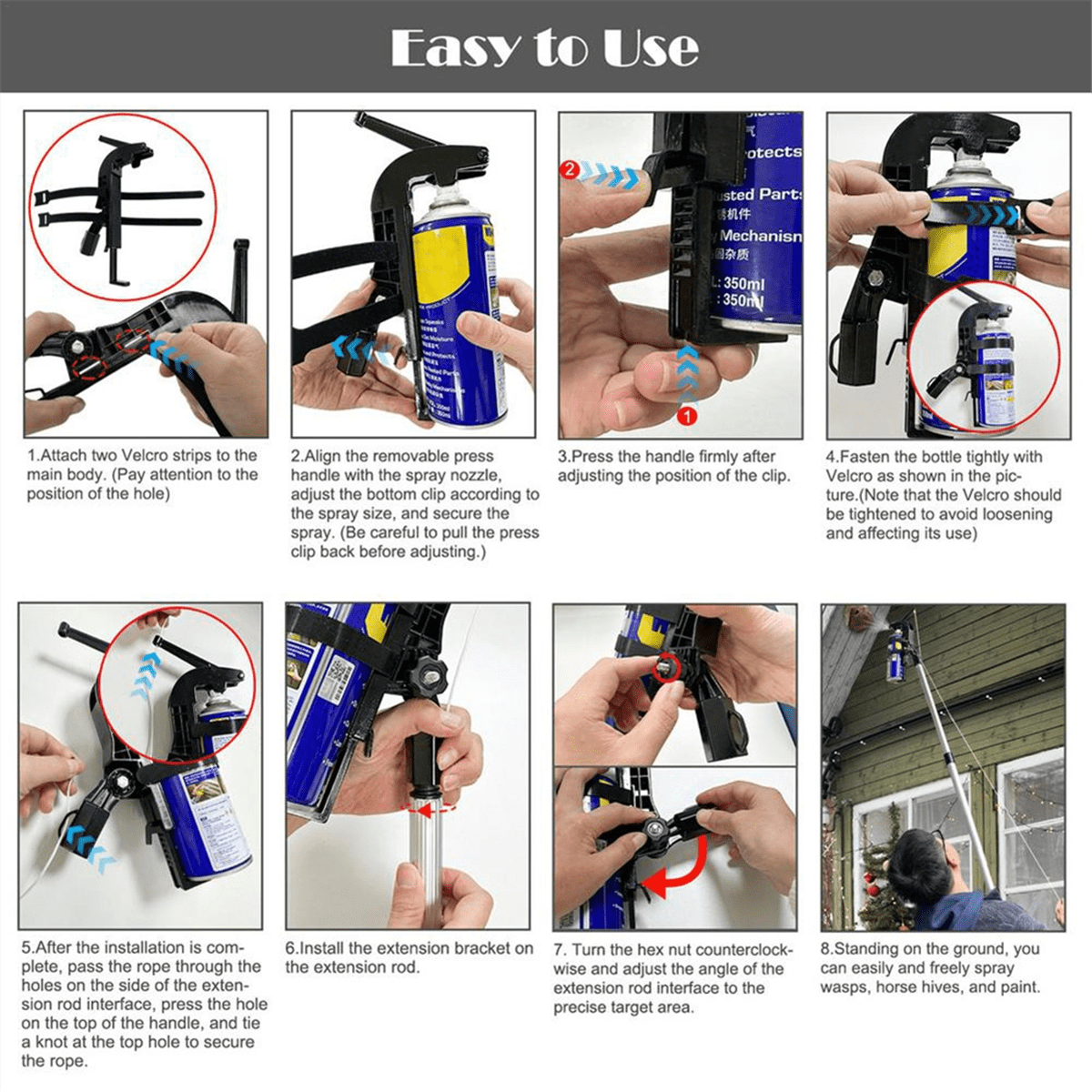 Sprays Can Extension Pole Adaptor Sprayer Extension Pole Adaptor ...
