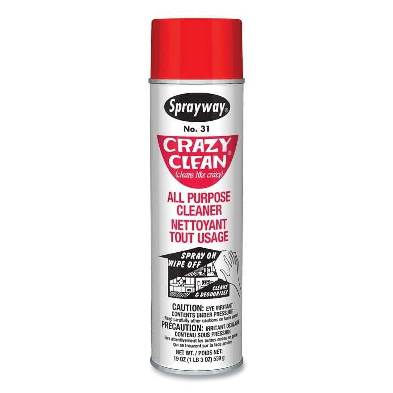 Sprayway 19 oz Floral Scent Crazy All Purpose Aerosol Cleaner Spray ...