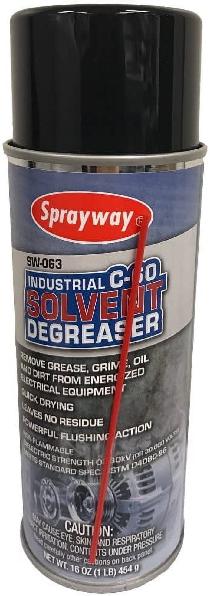 Sprayway C-60 Solvent Cleaner & Degreaser - 20 oz. - 1 Can - Walmart ...