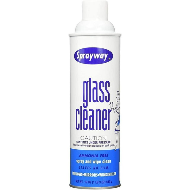 Sprayway Glass Cleaner, SW-050, Ammonia Free, 19 oz Can 2 Pack ...