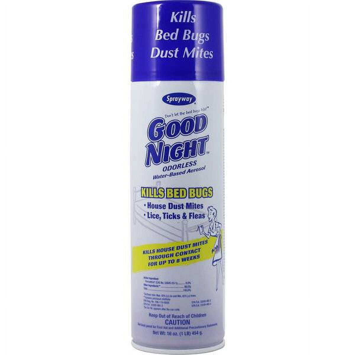 Sprayway Good Night Bed Bug & Dust Mites Insecticide - Walmart.com