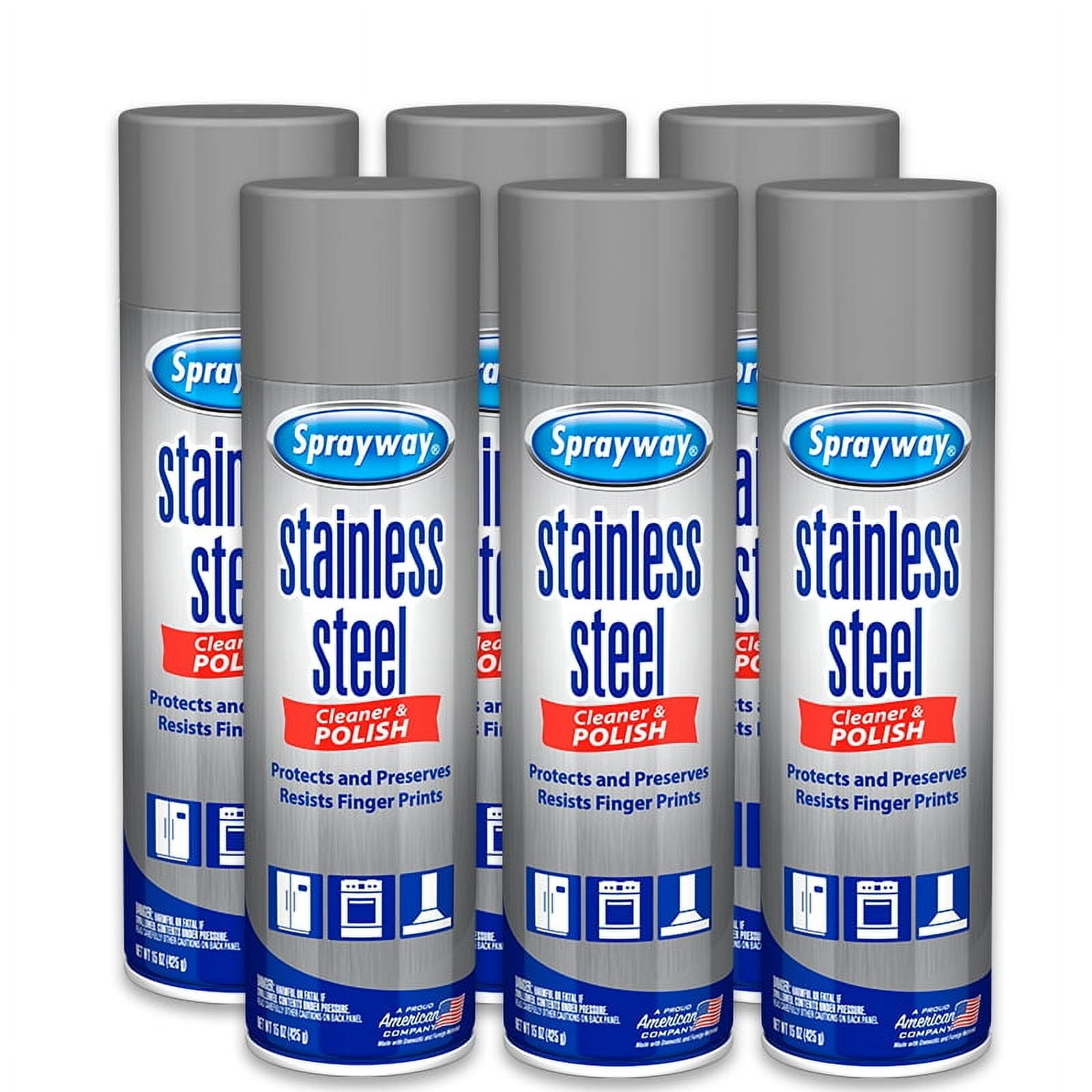 Sprayway Heavy-Duty Kitchen Degreaser, Water-Based Stainless Steel Cleaner & Grime Door Strong ...