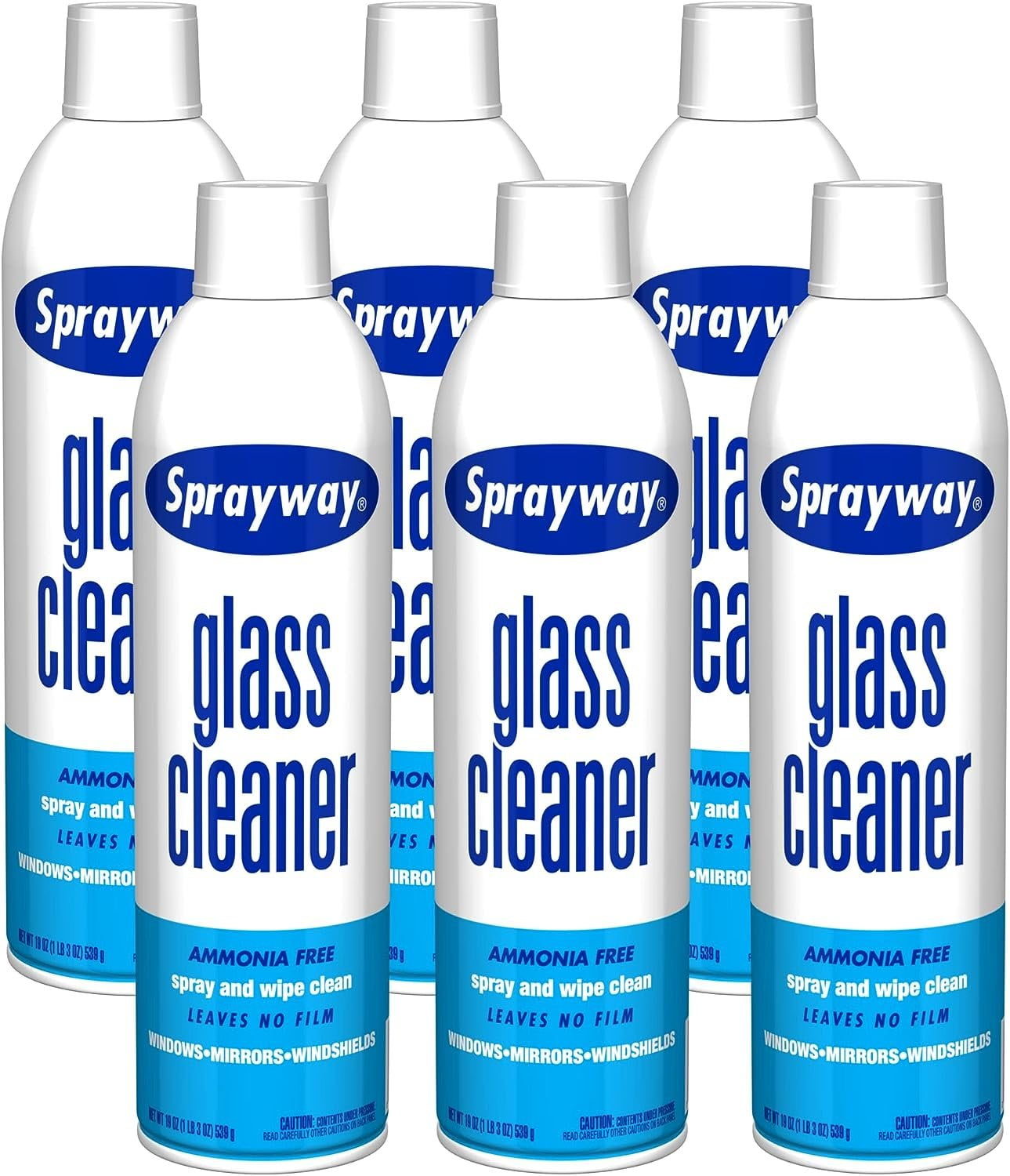 Sprayway SW050-06 Glass Cleaner, White 1.18 Pound Pack of 6 - Walmart.com