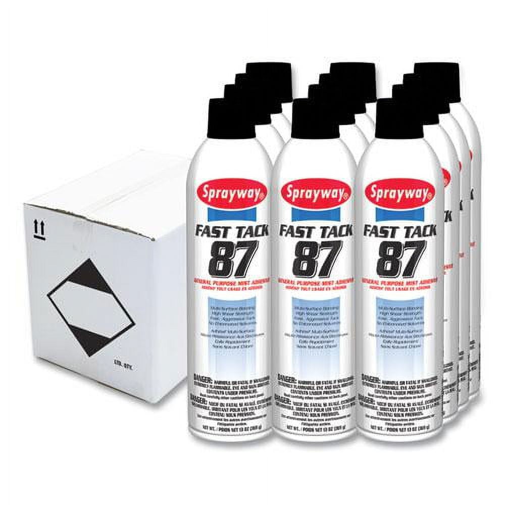 Sprayway Fast Tack 87 General Purpose Mist Adhesive, Multi-Surface ...
