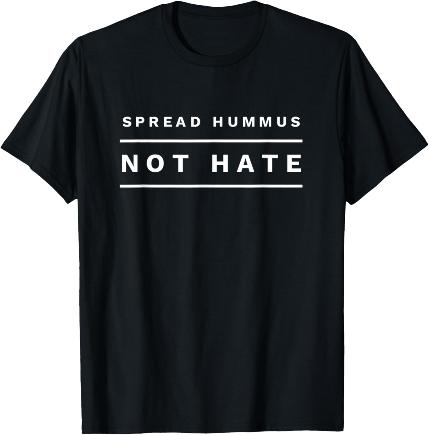 Spread Hummus Not Hate Herbivore Shirt Quotes And Ideas - Walmart.com