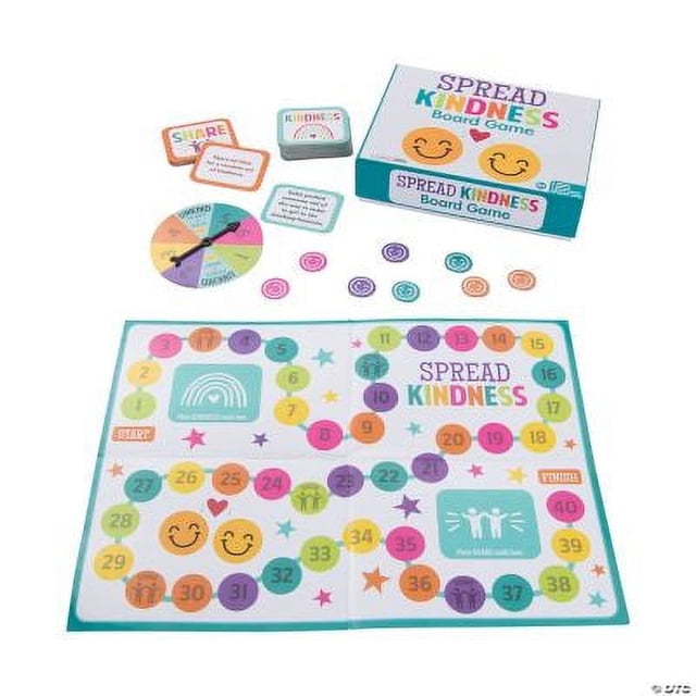 Spread Kindness Board Game, Classroom, Educational, 56 Pieces - Walmart.com