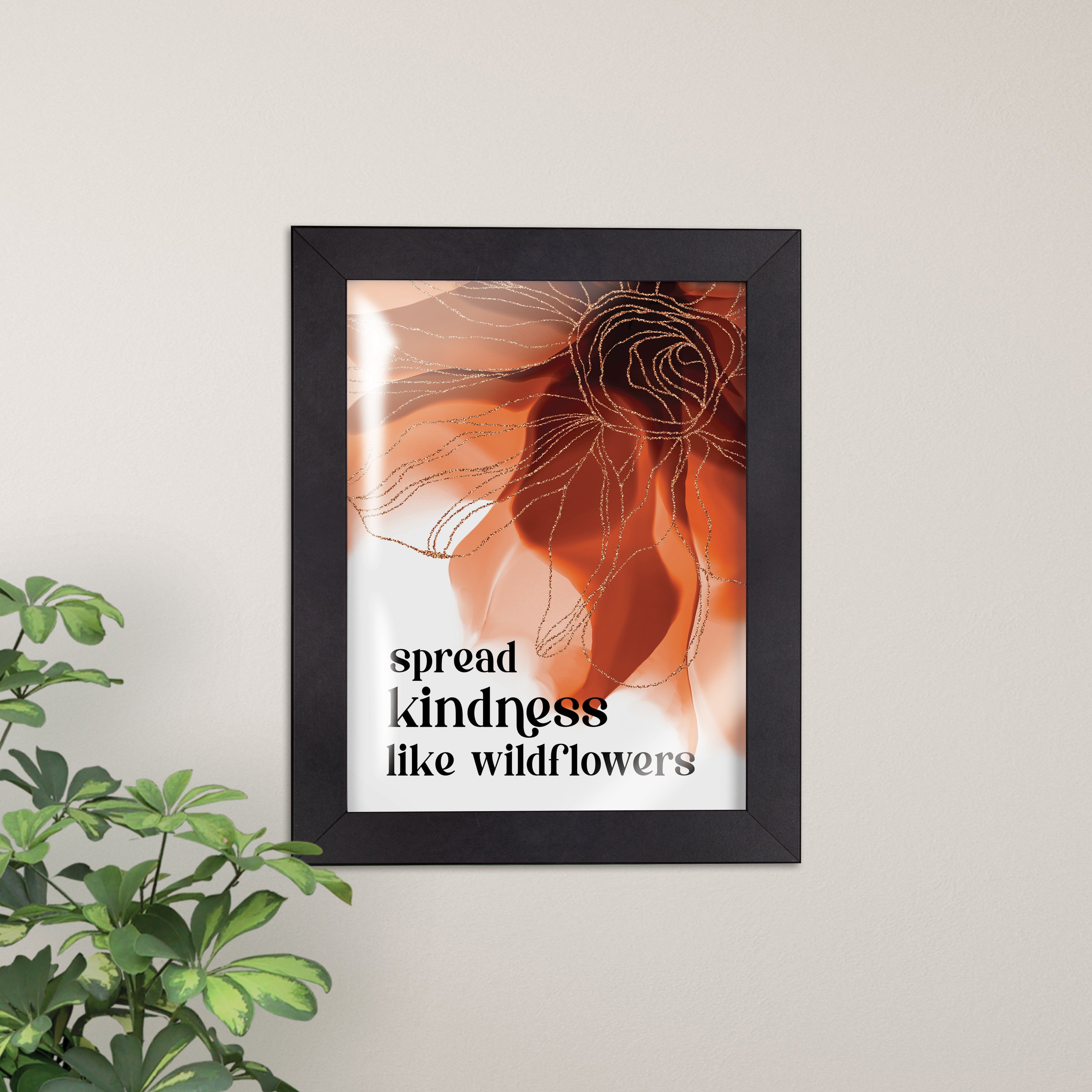 Spread Kindness Like Wildflowers Acrylic Sign - Walmart.com