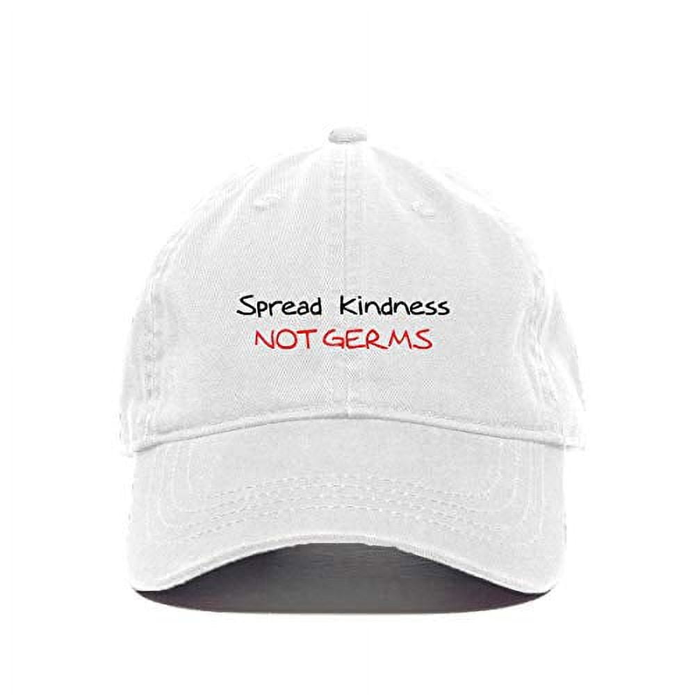 Spread Kindness Not Germs Baseball Cap Embroidered Cotton Adjustable ...