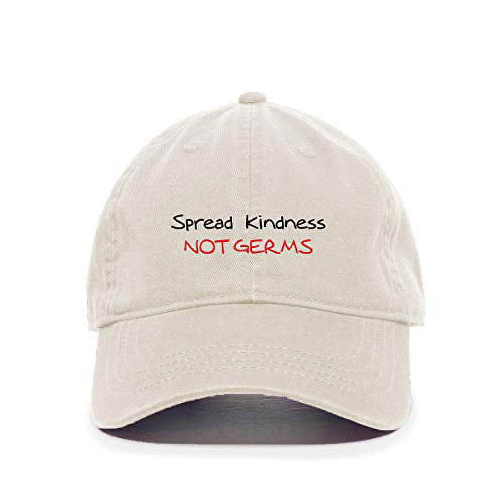 Spread Kindness Not Germs Baseball Cap Embroidered Cotton Adjustable ...