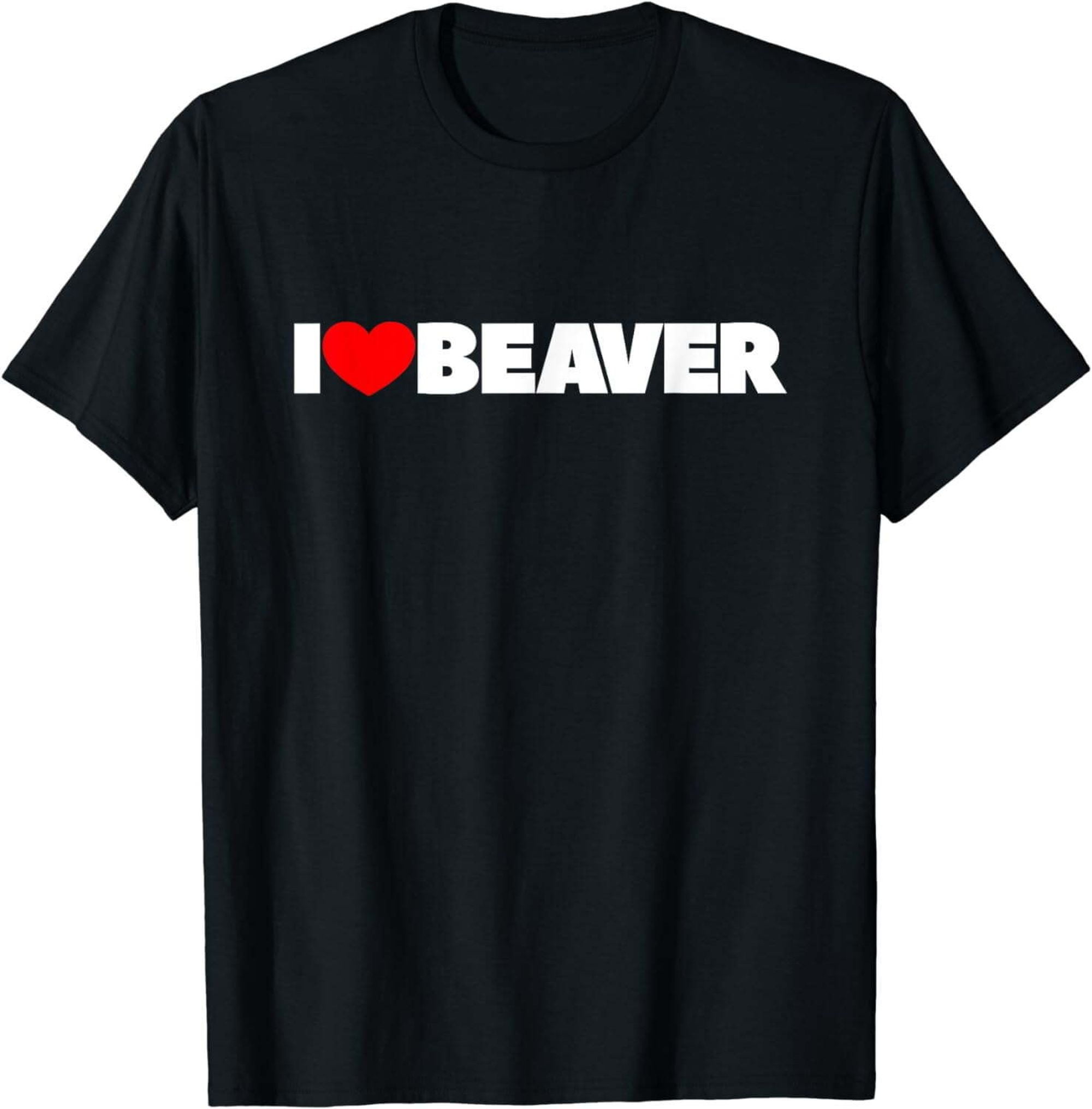 Spread Love for Beavers with Our Heartfelt T-Shirt Design - Perfect for ...
