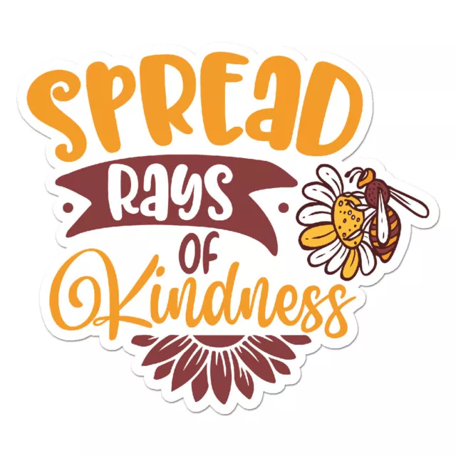 Spread Ray Kindness Flower Sticker Phone Decal Water Bottle Stickers ...