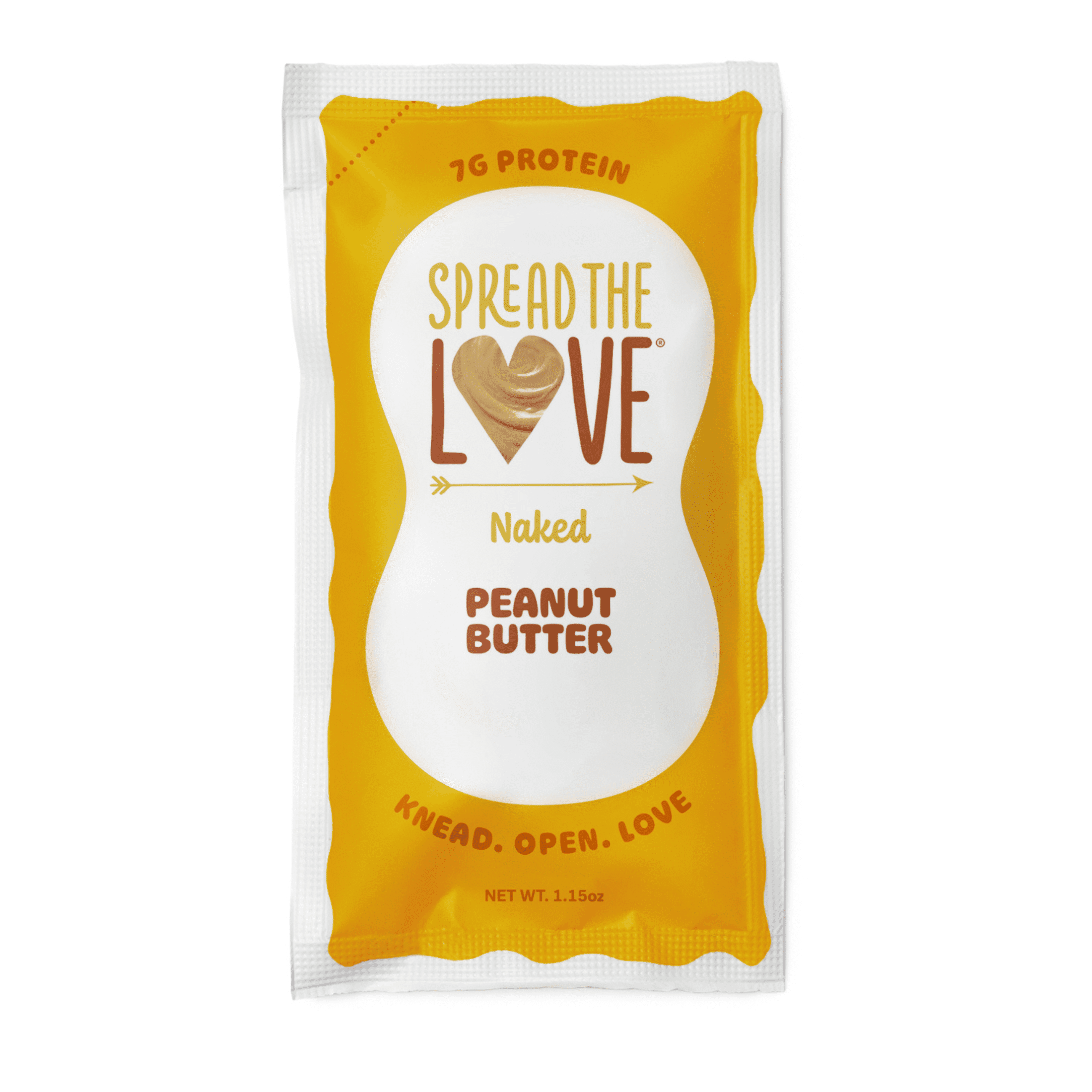 Single-Ingredient Peanut Butter Squeeze Packs, 1.15 Ounce (30 Pack ...