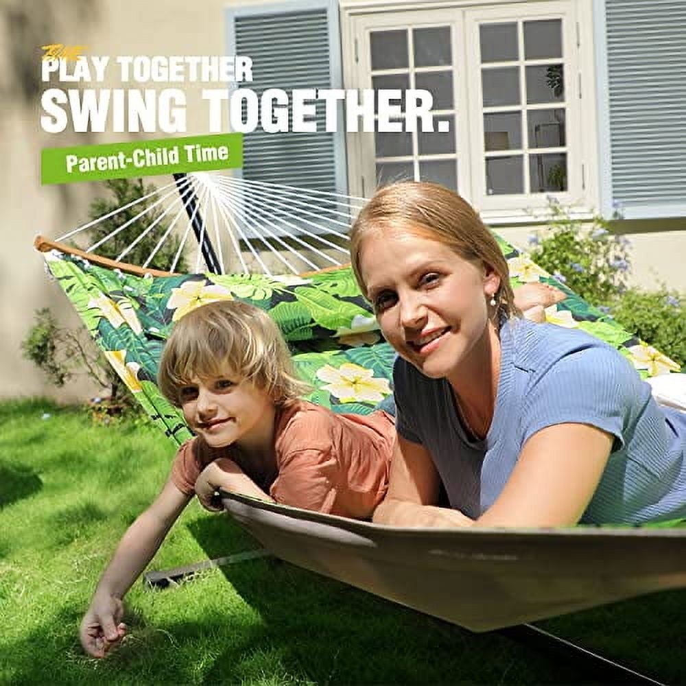 Spreader Bars Hammock Combo 450lbs Capacity, 12 FT Steel Stand with ...