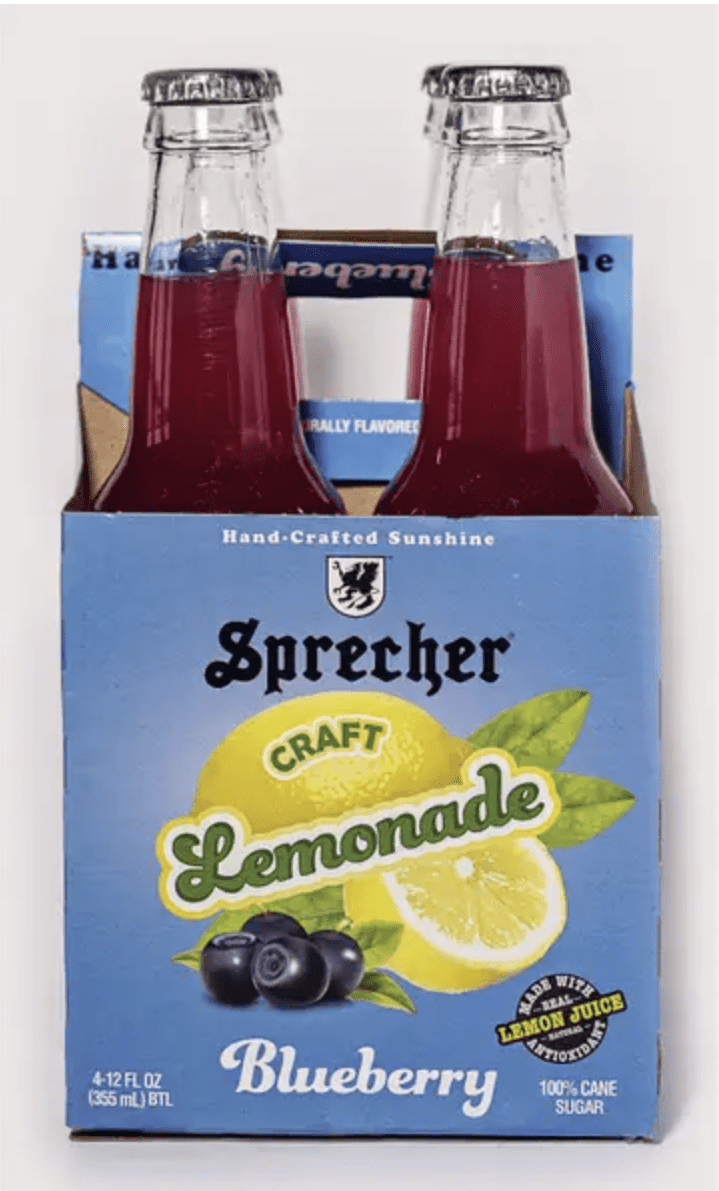 Sprecher Lemonade Blueberry 4 Pack 48 oz (Pack Of 24) - Walmart.com