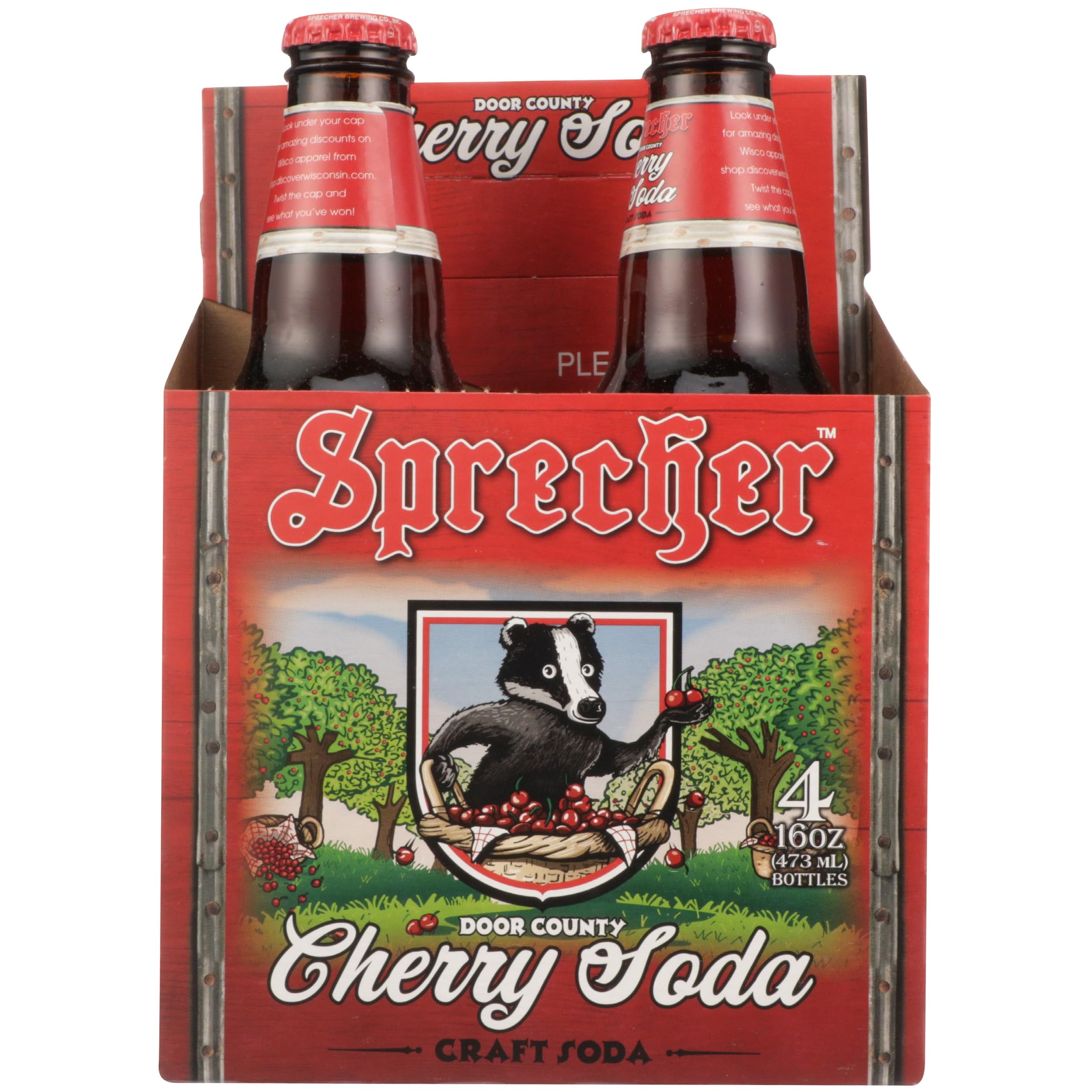 Sprecher Soda Cherry Cola 64 fl oz (Pack of 6) - Walmart.com
