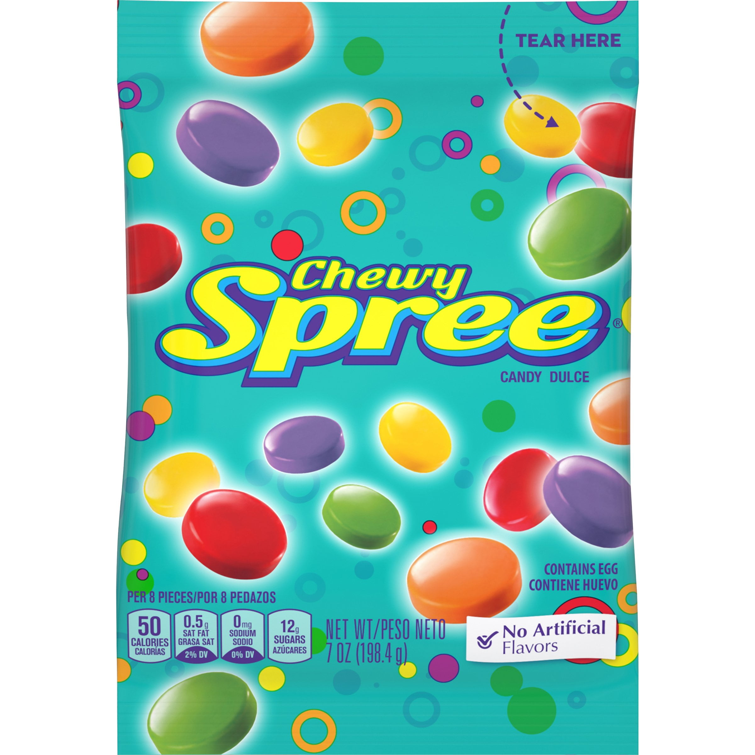 Spree Chewy Candy, Sweet and Tangy, 7 oz Bag - Walmart.com