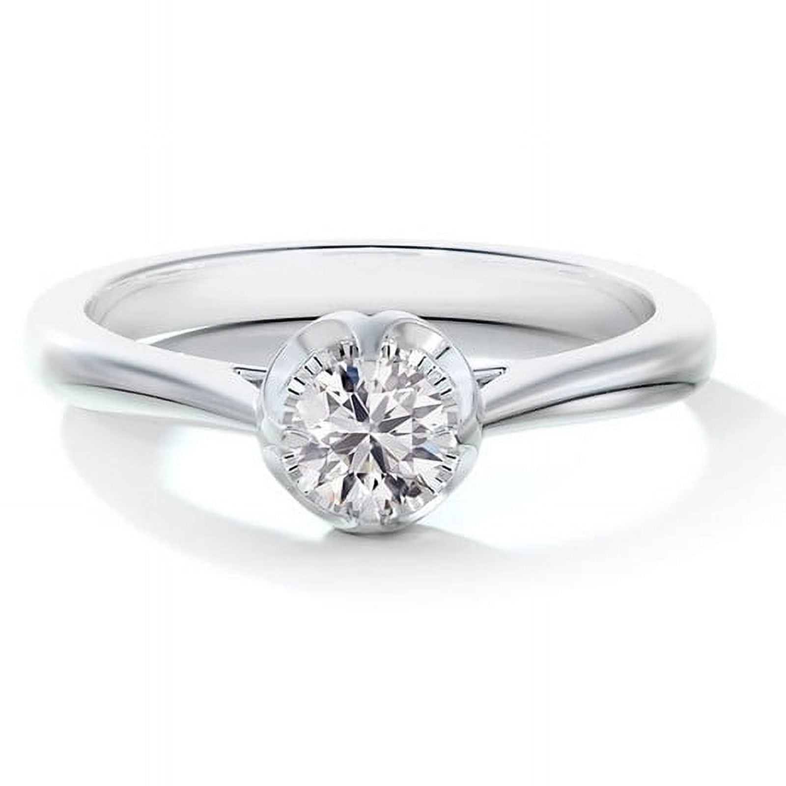 Sprico Jewel 1.6Ct Round Cut Diamond Ring for Her - 14K White Gold Over ...