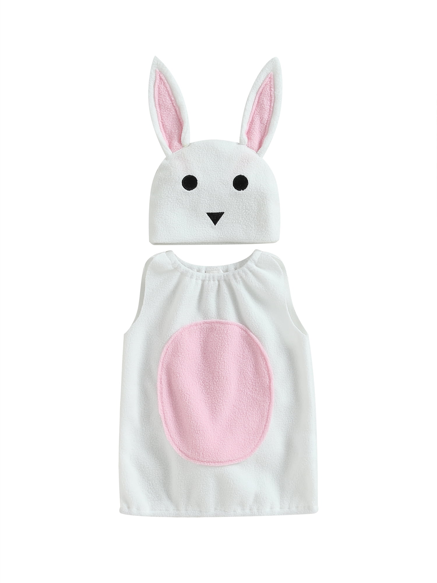 Sprifallbaby Baby Easter Bunny Costume, Deluxe Sleeveless Tail Dress ...