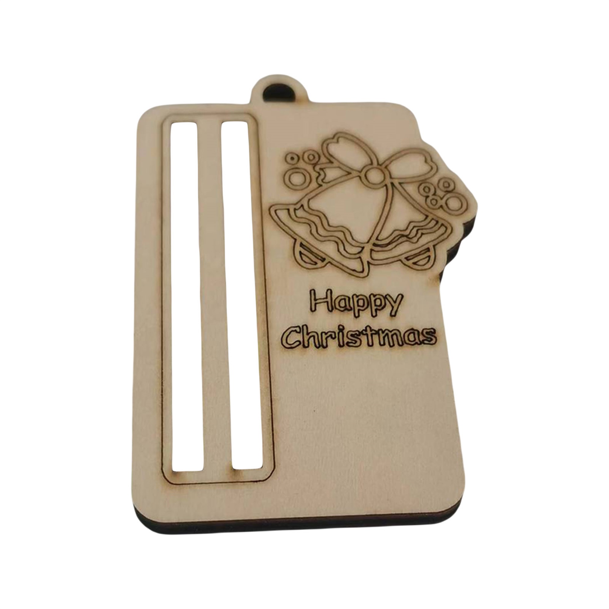 Sprifallbaby Christmas Money Holder Hanging Pendants Wooden Wallet Gift ...