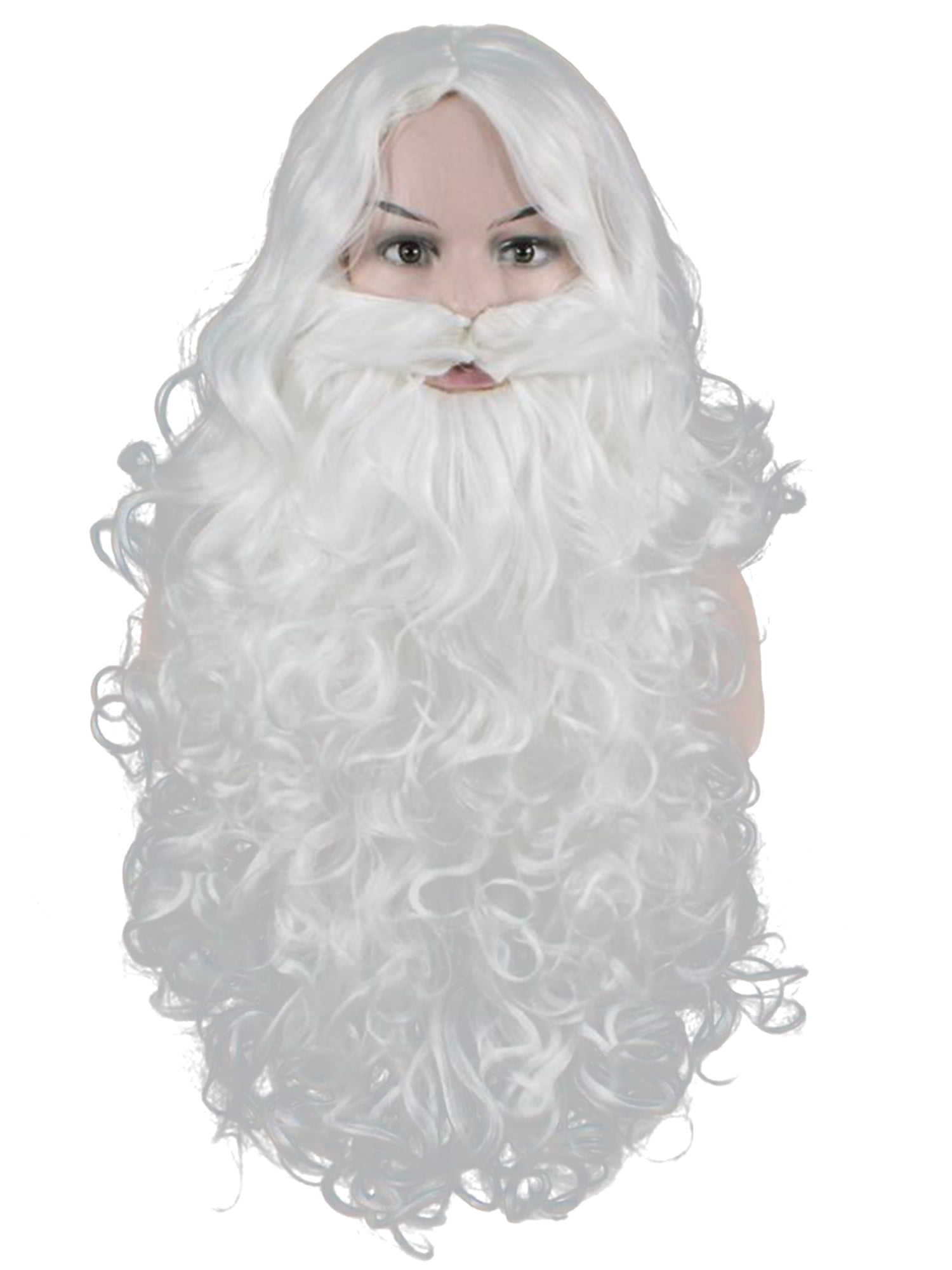 Sprifallbaby Christmas Santa Wig Beard Set, Funny Wig and Beard for ...