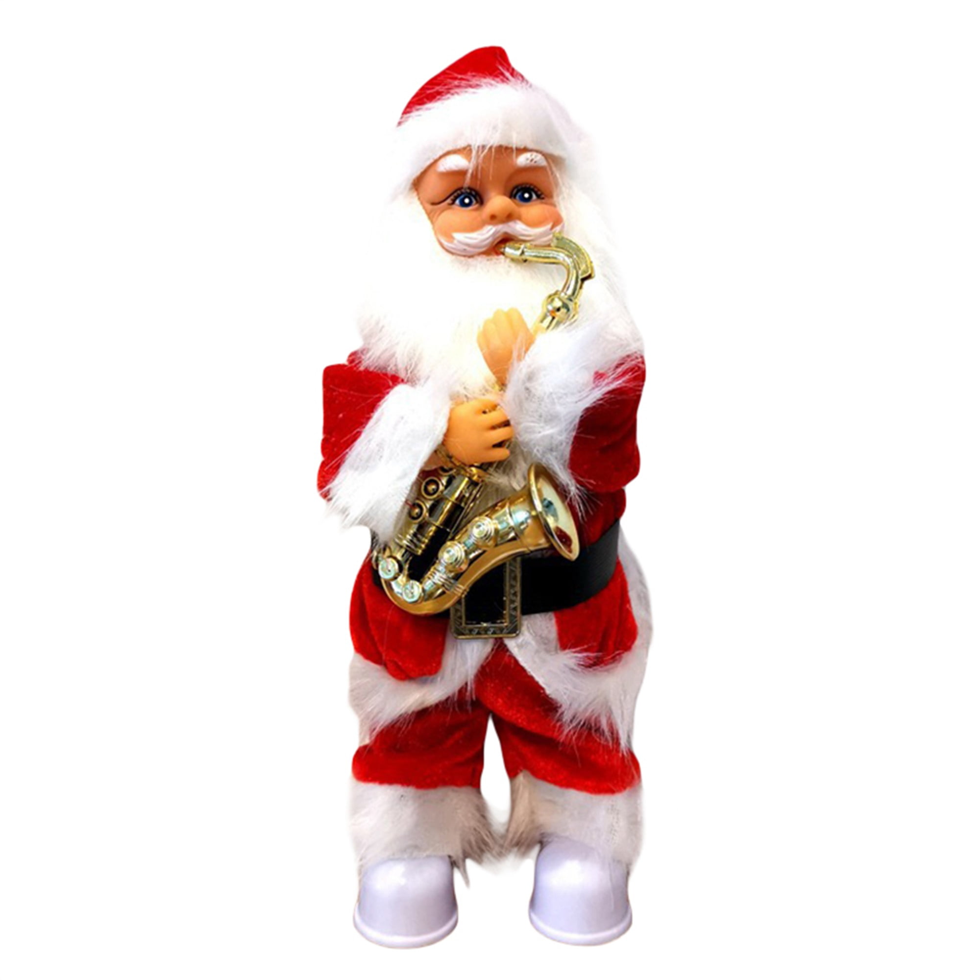 Sprifallbaby Dancing Singing Santa Claus with Saxophone, Christmas ...