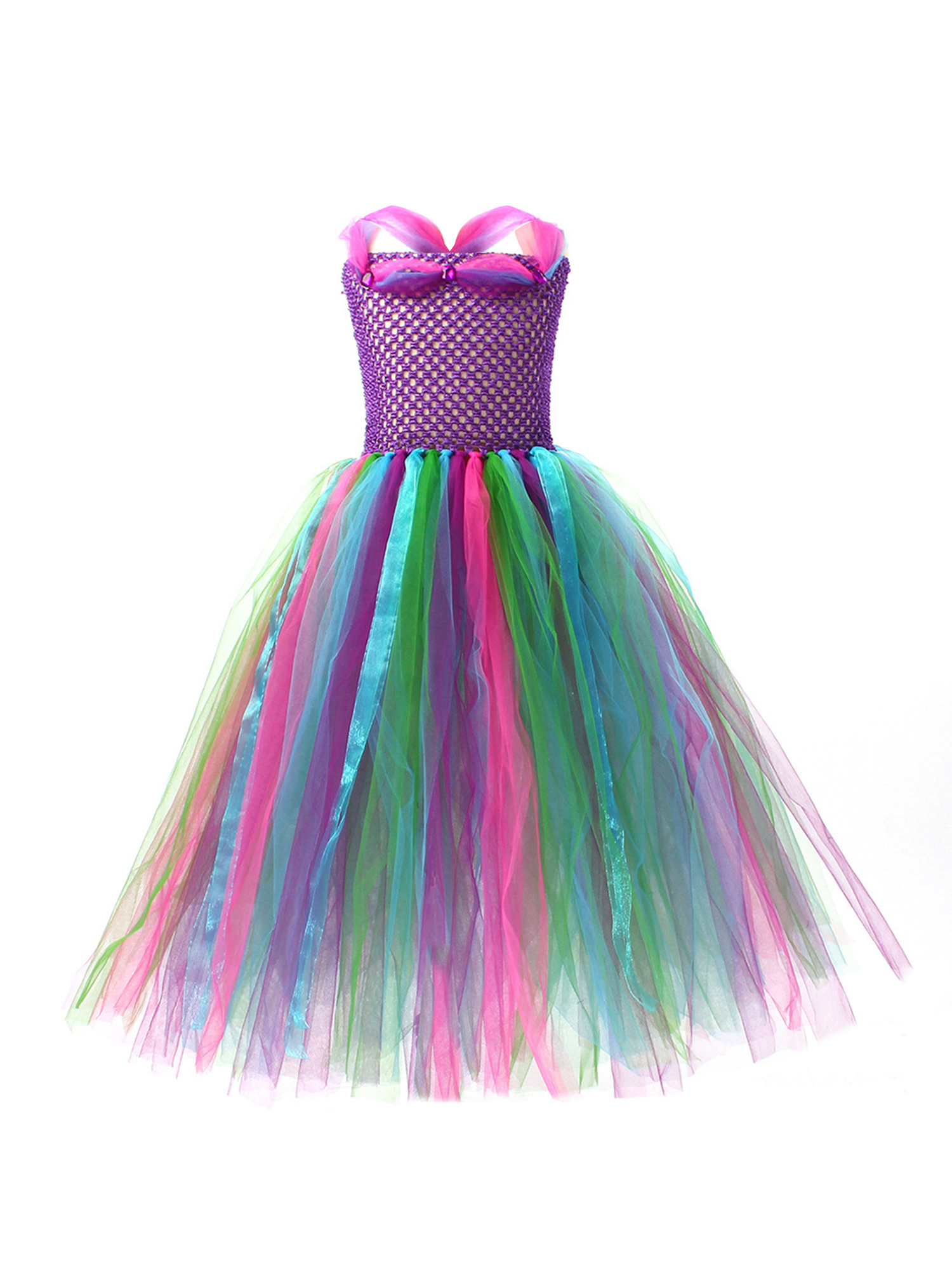 Sprifallbaby Fairy Cosplay Dress for Girls 2-10Y, Colorful Dress with ...