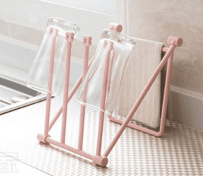 Sprifallbaby Foldable Cup Storage Stand Bathroom Towel Rag Mug Rack ...