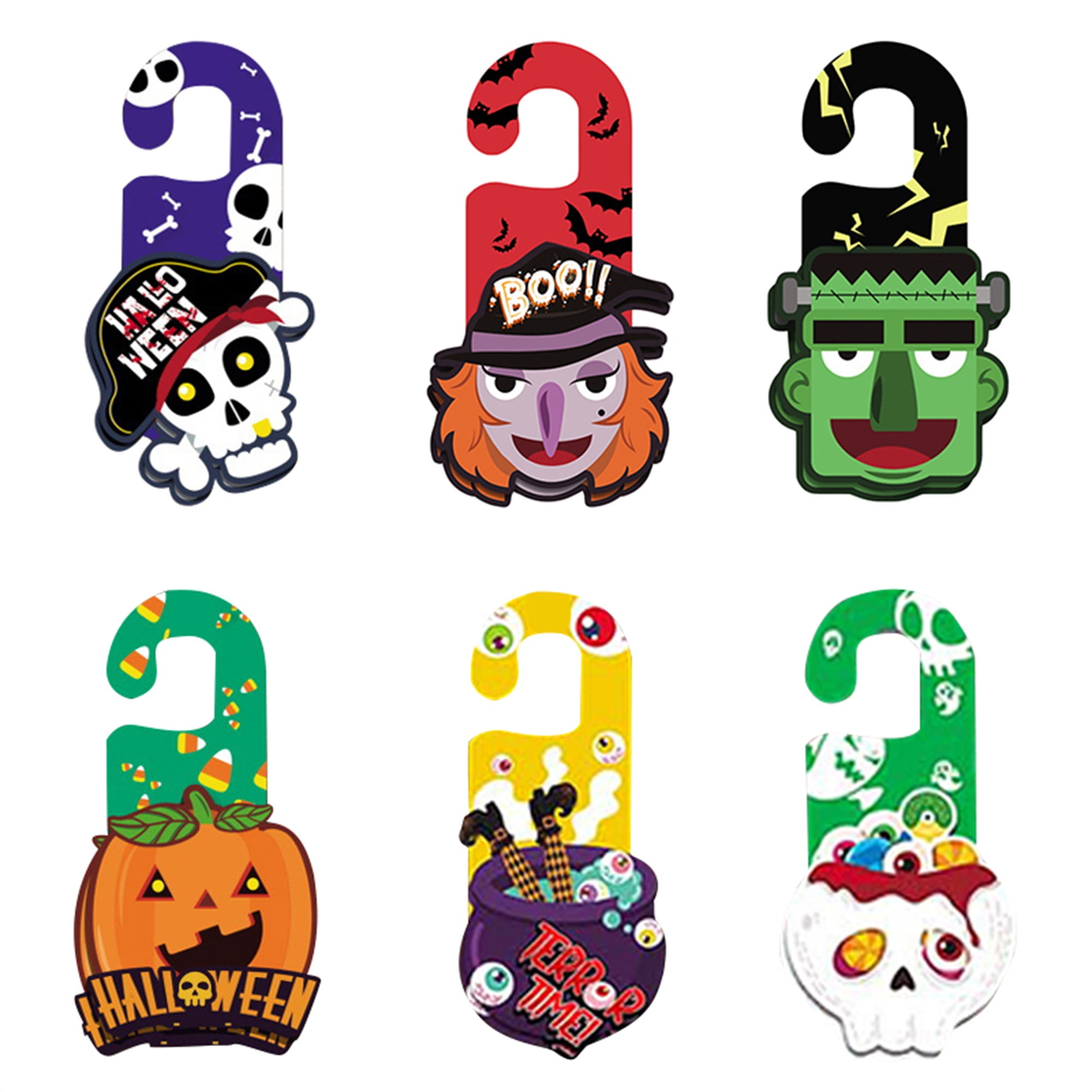 Sprifallbaby Halloween Hanging Props Welcome Sign Pumpkin Wall Door ...