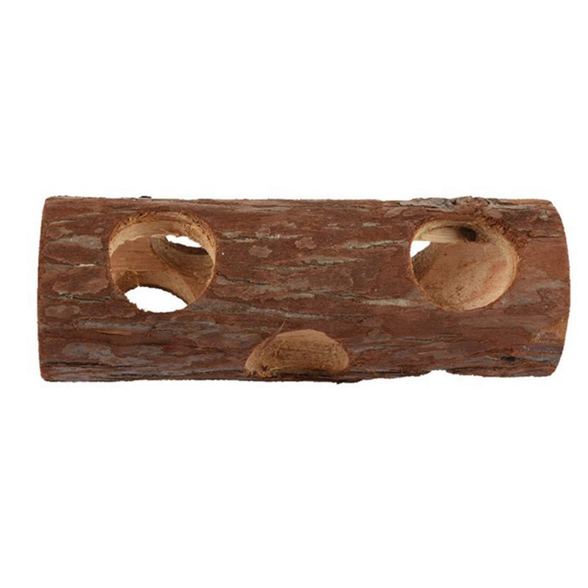 Sprifallbaby Hamster Chew Toys, Wooden Tunnel Hideout Teeth Chews for ...