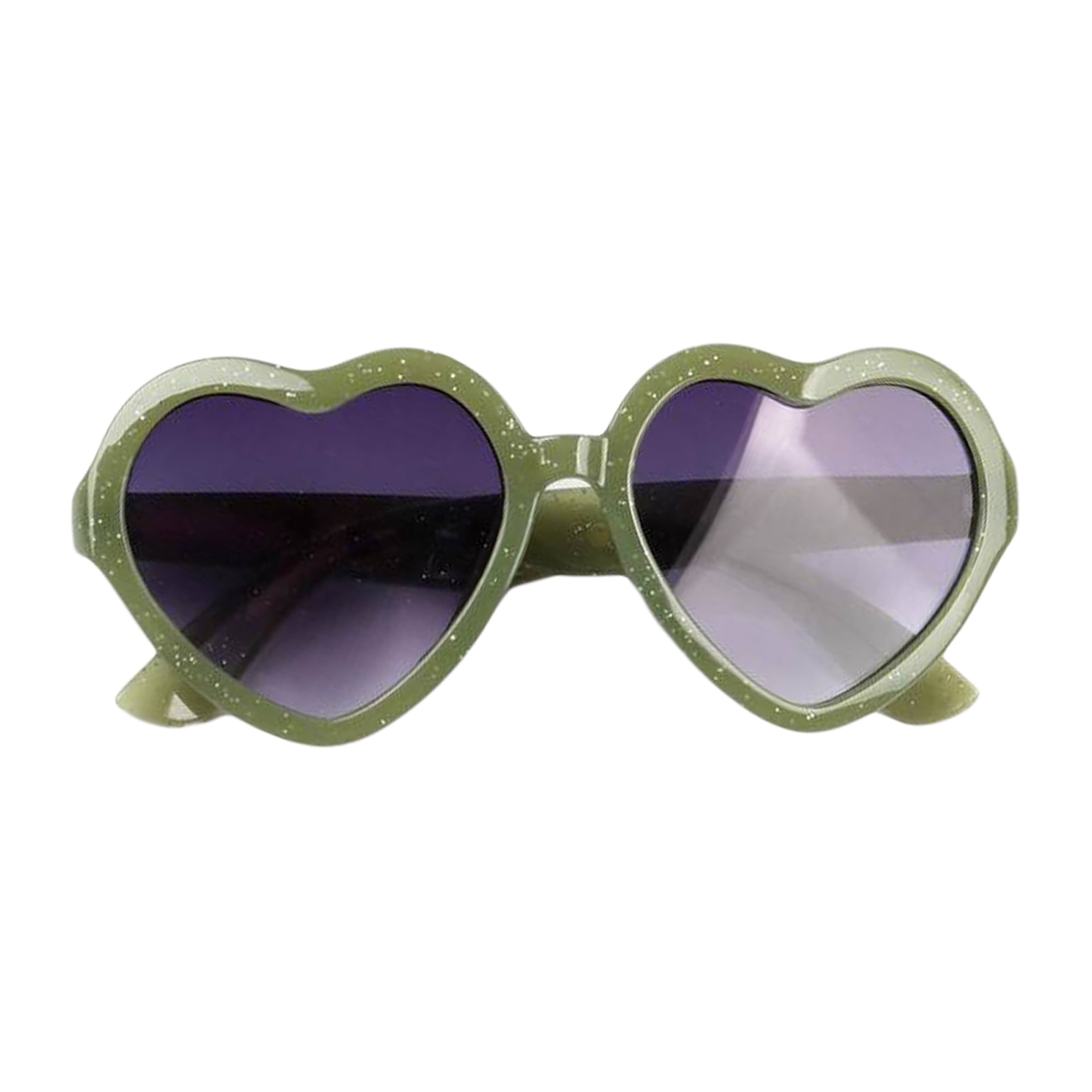 Sprifallbaby Kids Cute Sunglasses Gradient Color Heart Eye Protect ...