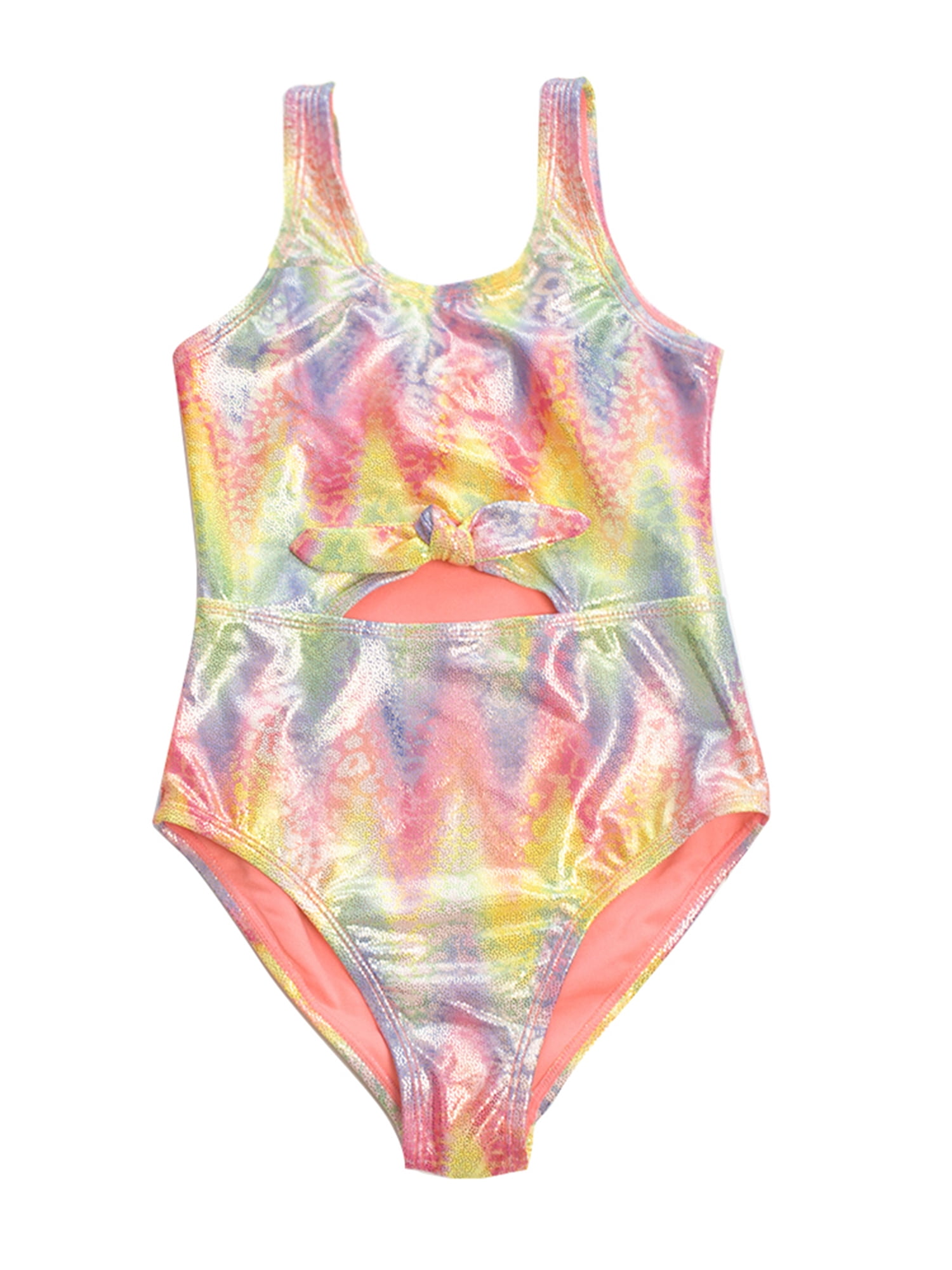 Sprifallbaby Kids Girl Swimsuits Colorful Hollow Out Sleeveless ...