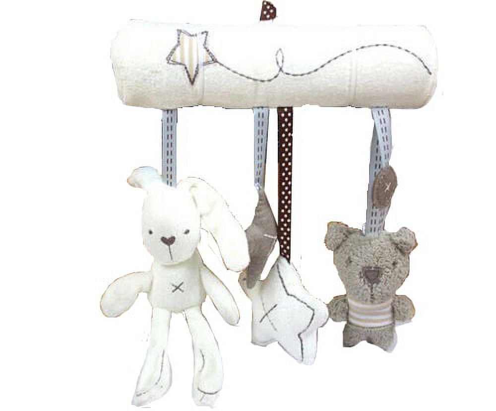 Sprifallbaby Kids Rattles Toys Cute Straps Hanging Ring Soft Stuffed ...