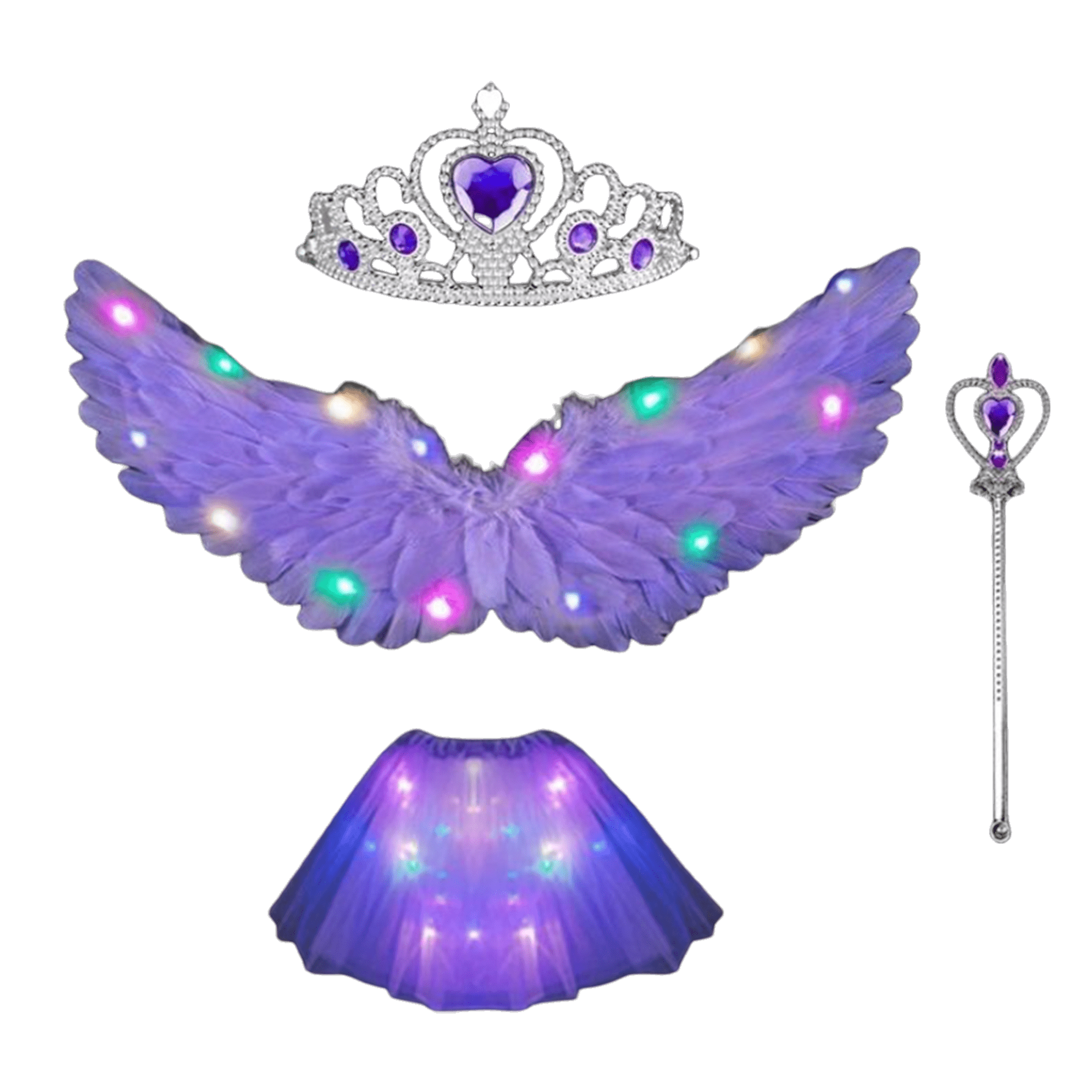 Sprifallbaby Luminous Fairy Wings Butterfly Wings for Girls Women ...