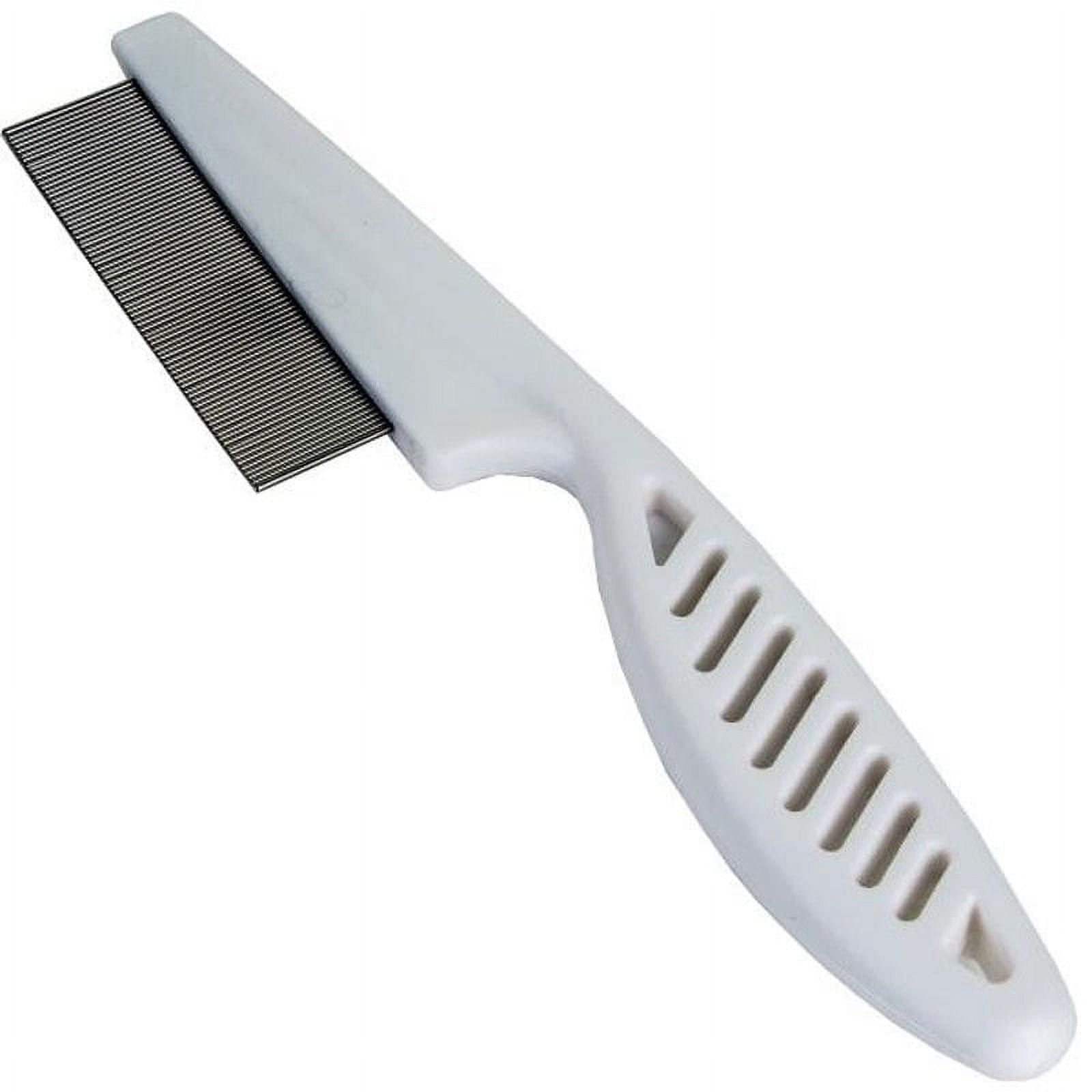 Sprifallbaby Pet Flea Comb Stainless Steel Pin Plastic Handle Pet ...