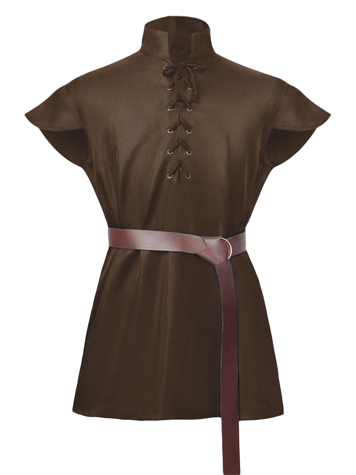 Sprifallbaby S-2XL Men Medieval Costume Renaissance Templar Tunic ...