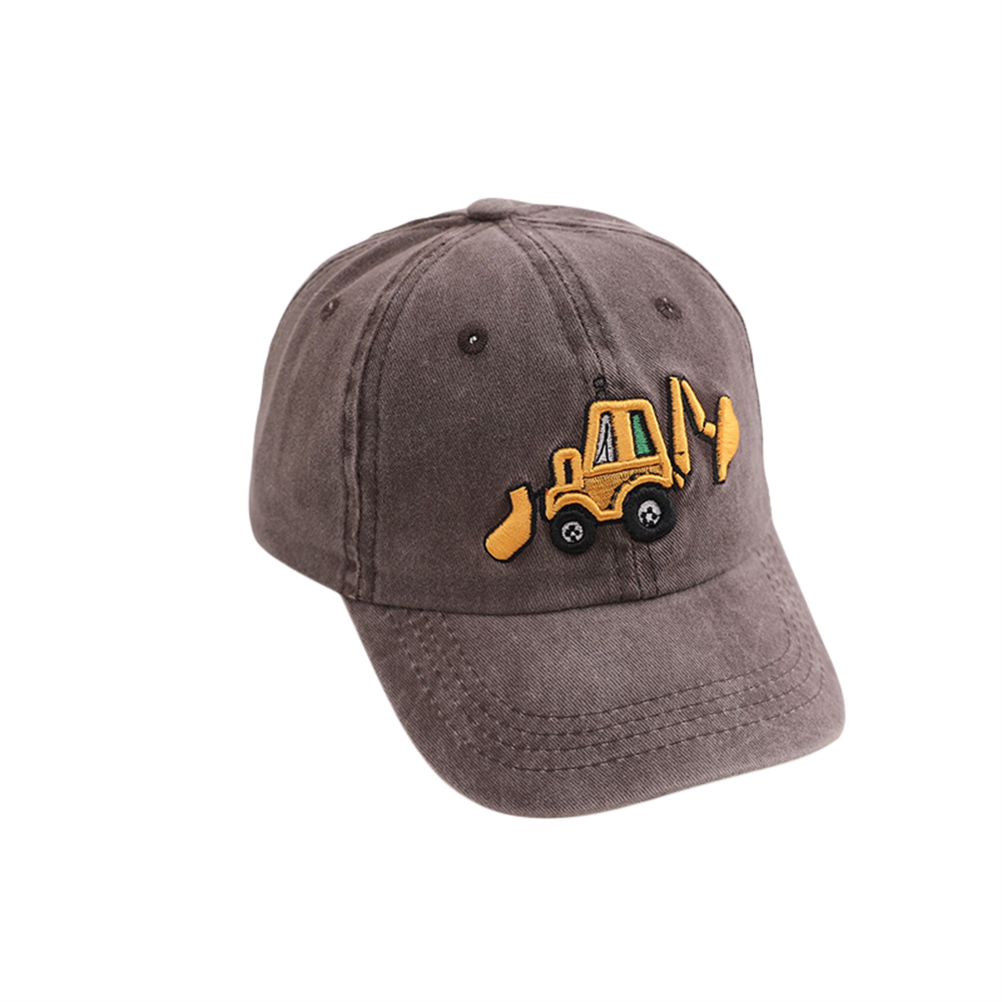 Sprifallbaby Toddler Excavator Baseball Hat, Embroidery Adjustable Kids ...