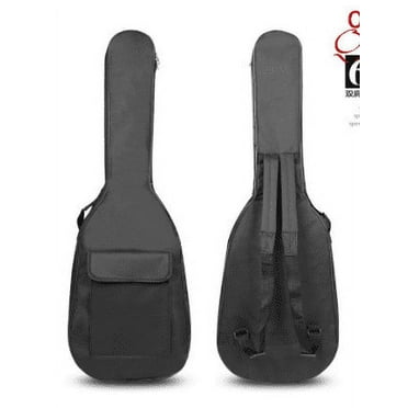 Black Waterproof Double Straps Bass Backpack Gig Bag Case for Electric ...