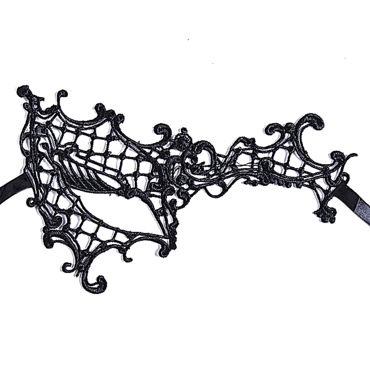 Sprifallbaby Women Sexy Lace Face Mask Masquerade Prom Catwoman Mask ...